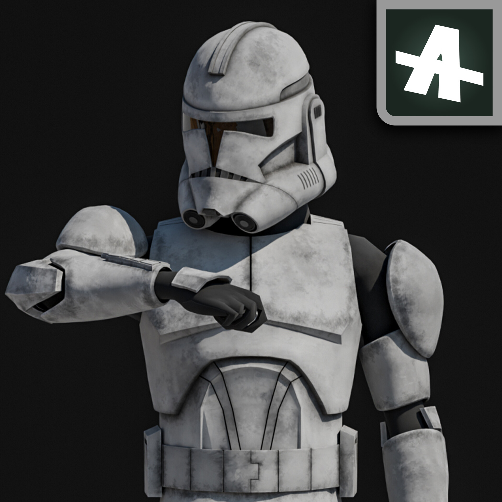 ArtStation - Phase II Clone Trooper V2 - The Bad Batch