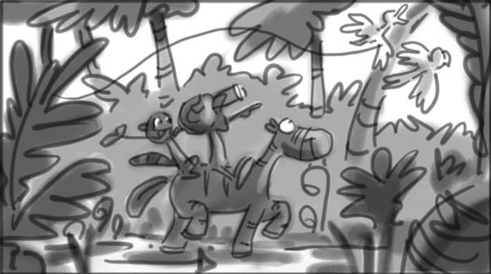 Gerald Fitzgerald - Early Career Storyboards