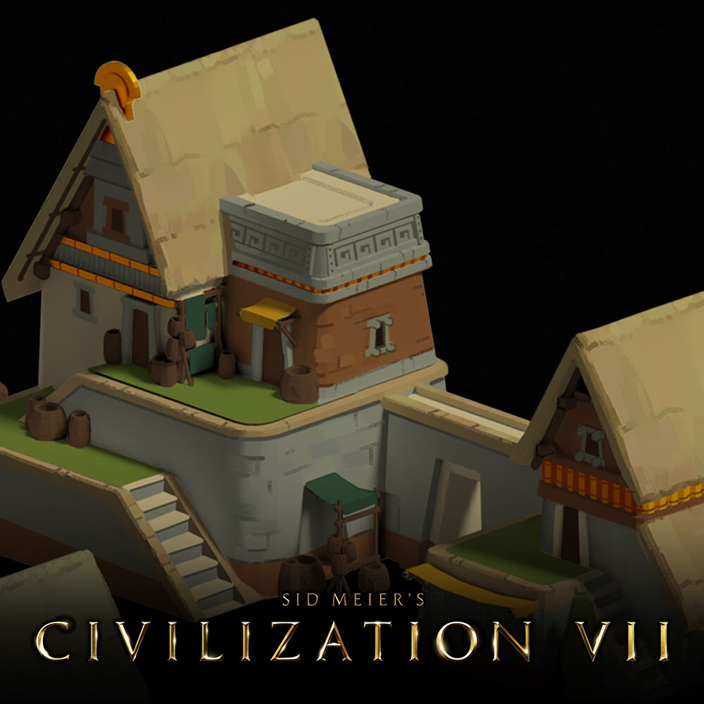 ArtStation - Civilization 7 City Sets 1