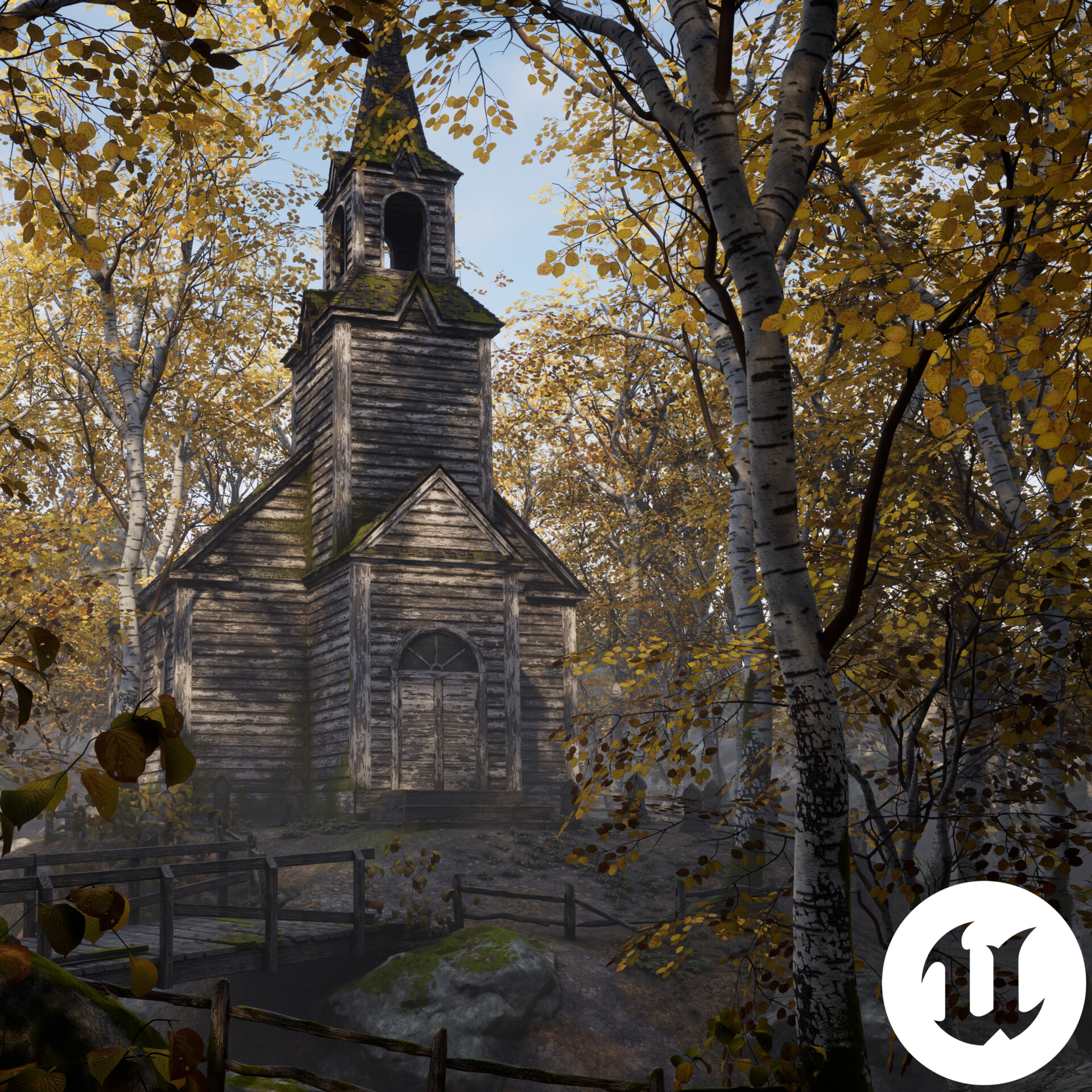 ArtStation - Mountainous Autumn Forest Biome