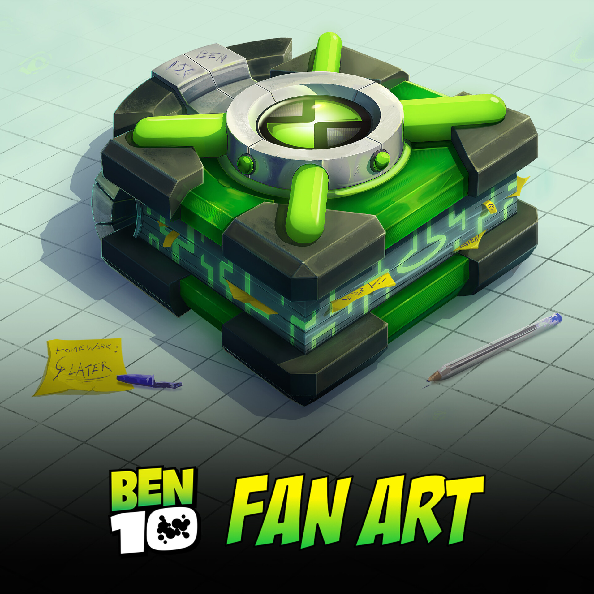 ArtStation - Ben 10 Book
