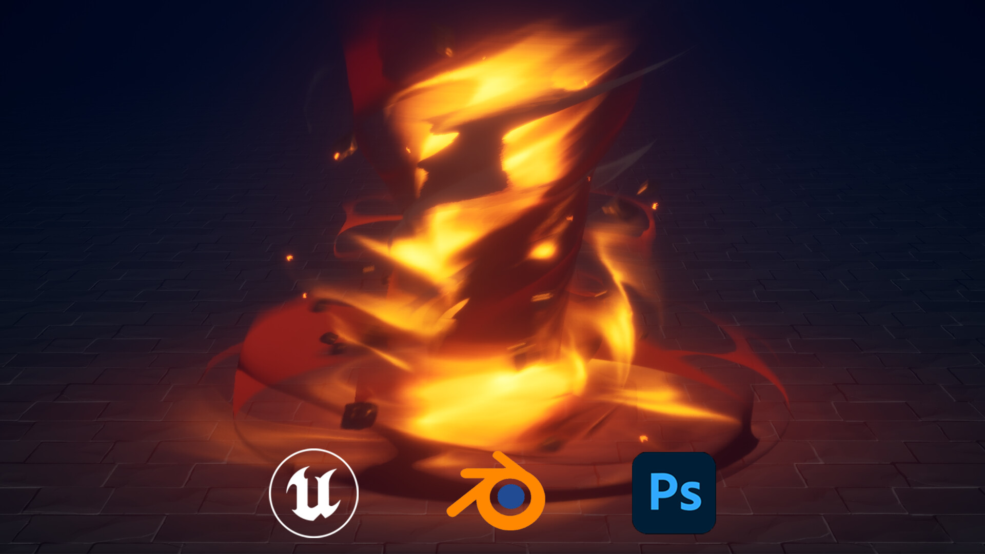 ArtStation - Fire Tornado VFX