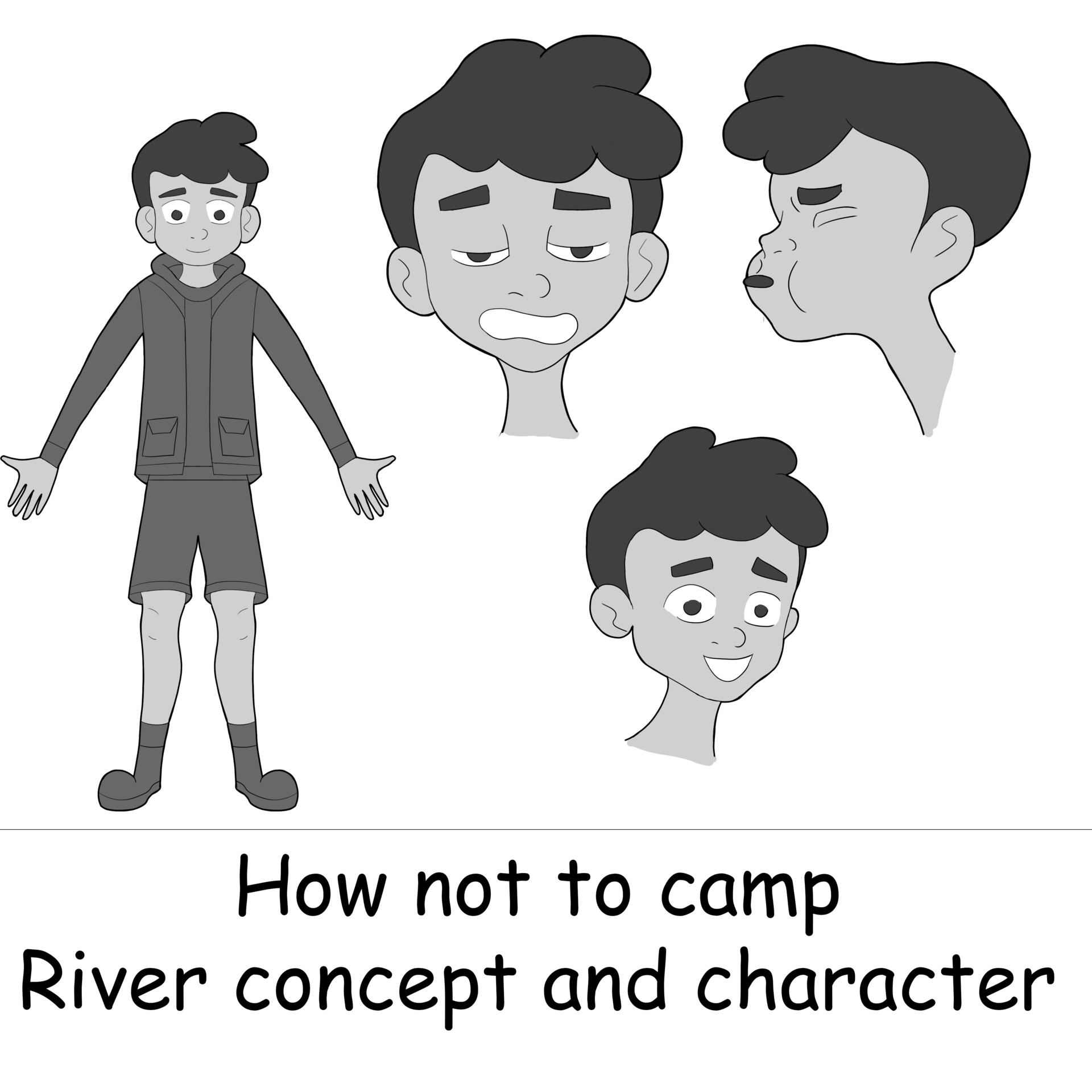 ArtStation - River Character Concept & Style - How not to camp
