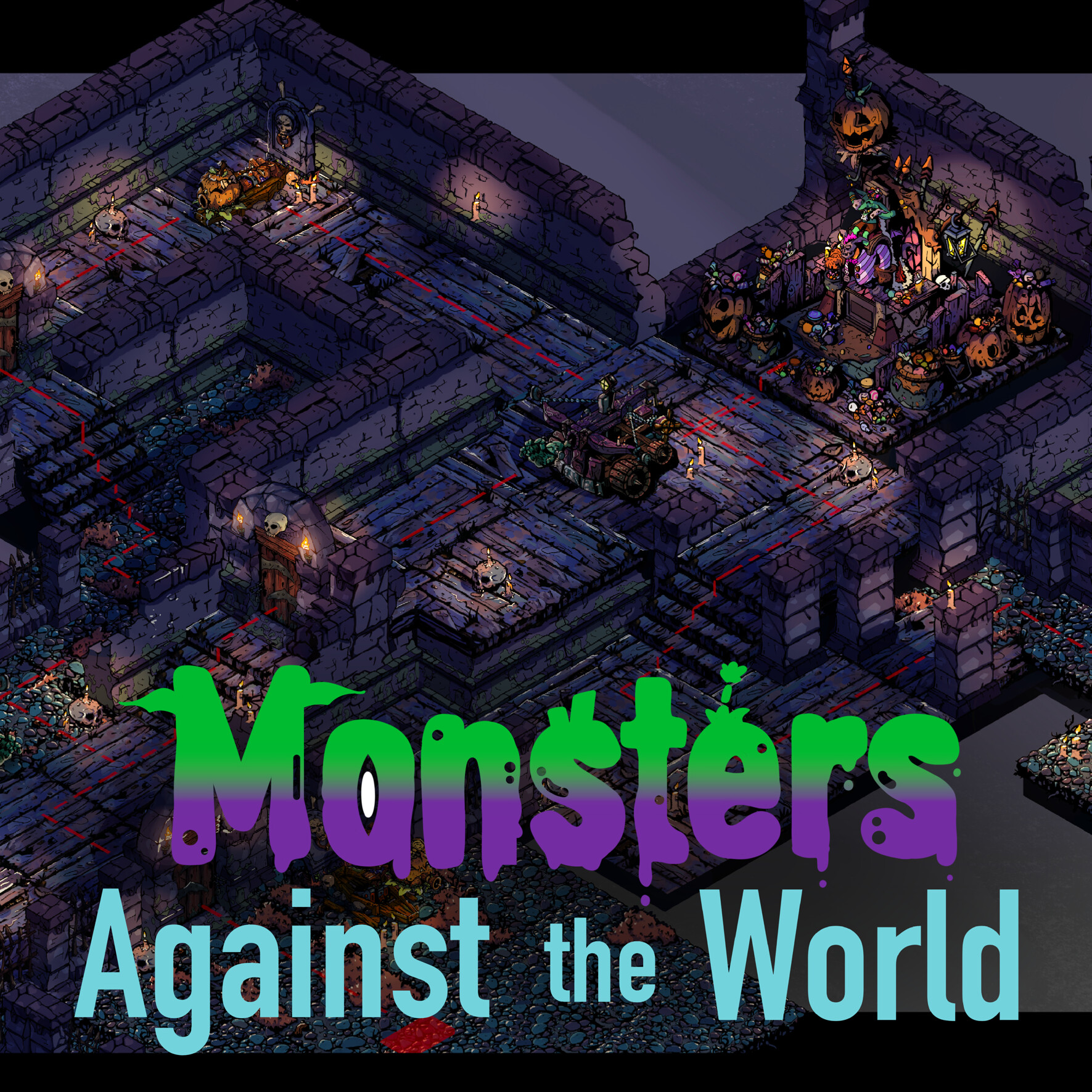 Gabriel Drummond - Monsters Against the World - Internal Art Test