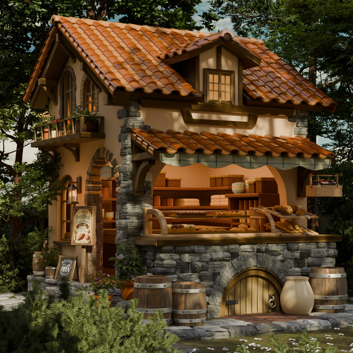 ArtStation - Medieval Bakery