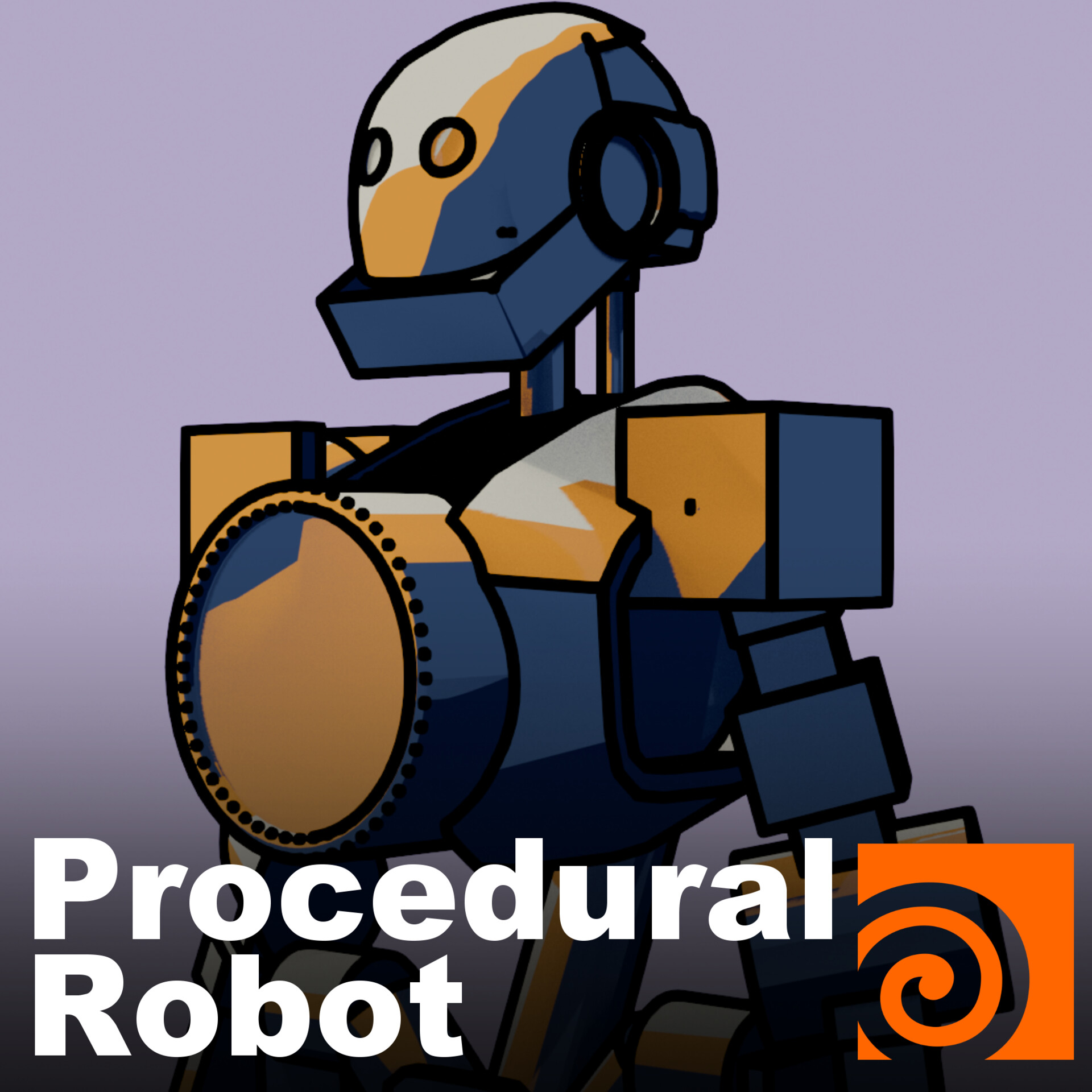 ArtStation - Houdini Stylized Procedural Robot Tool