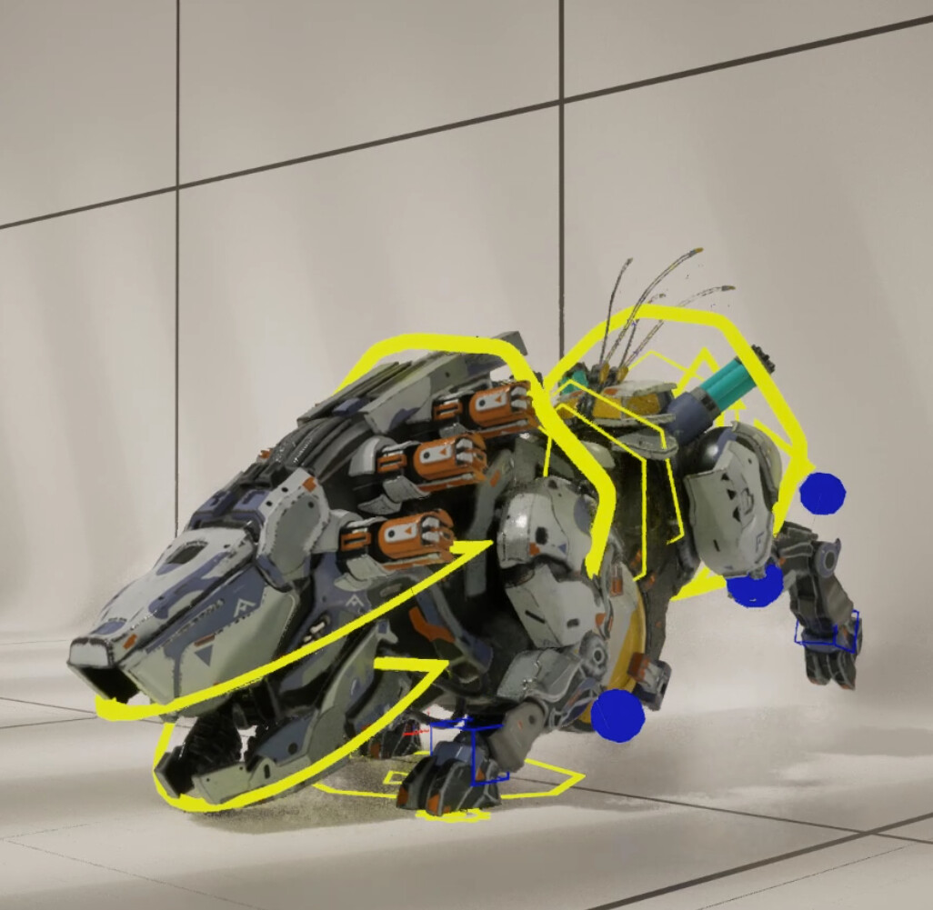 ArtStation - Bipedal Mech Rig