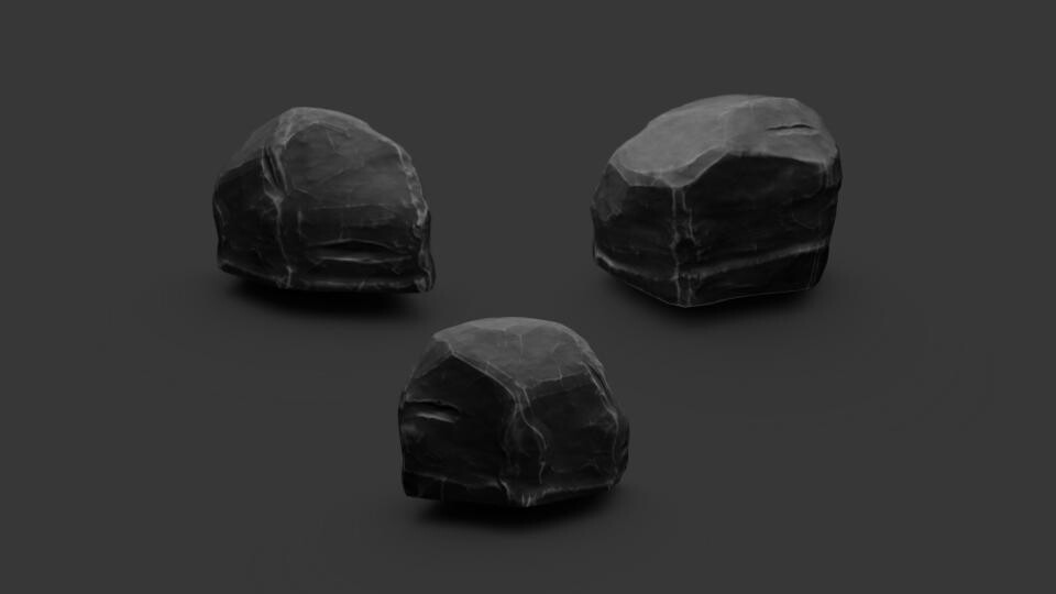 ArtStation - Stylized Boulders