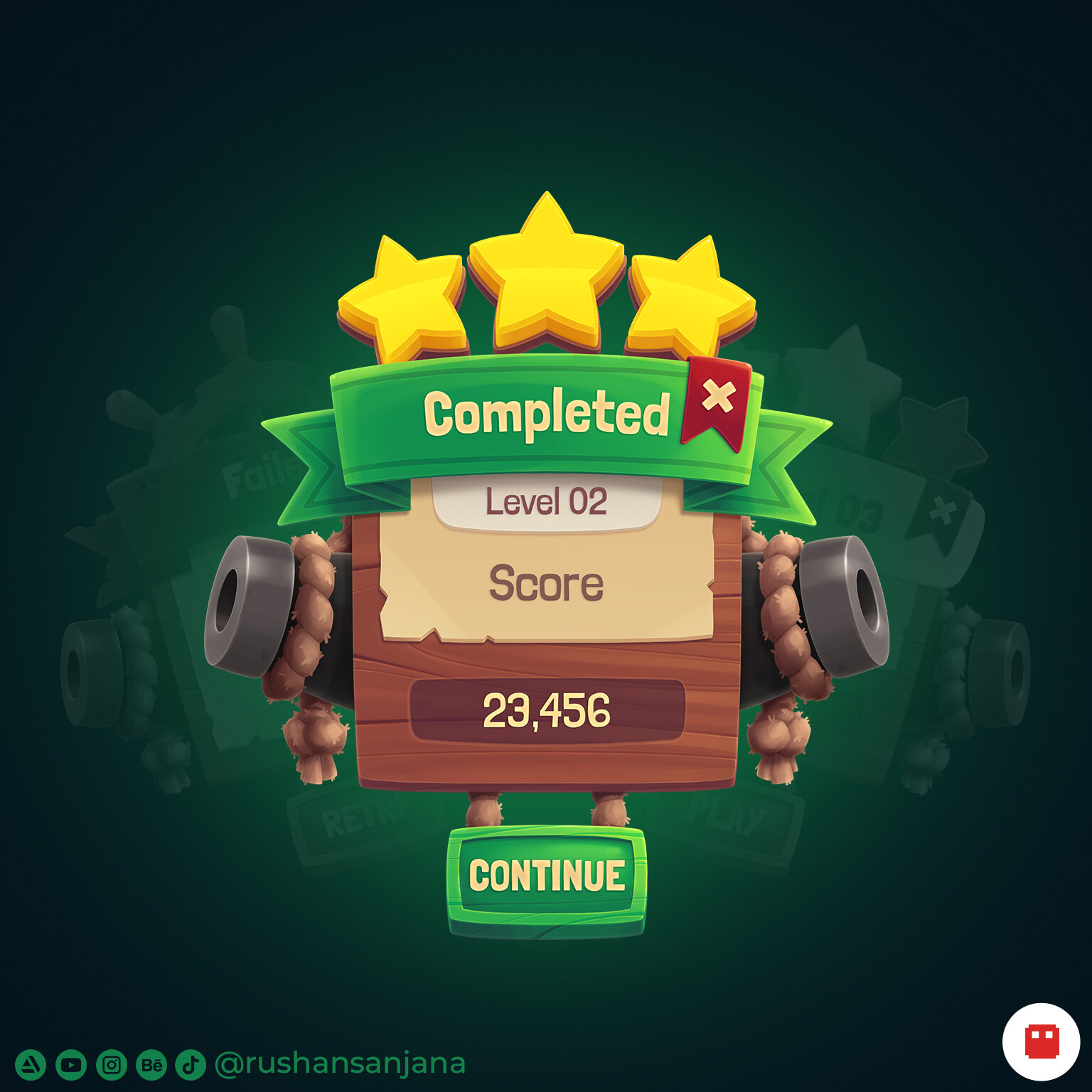 ArtStation - Boom Quest - Mobile Game UI