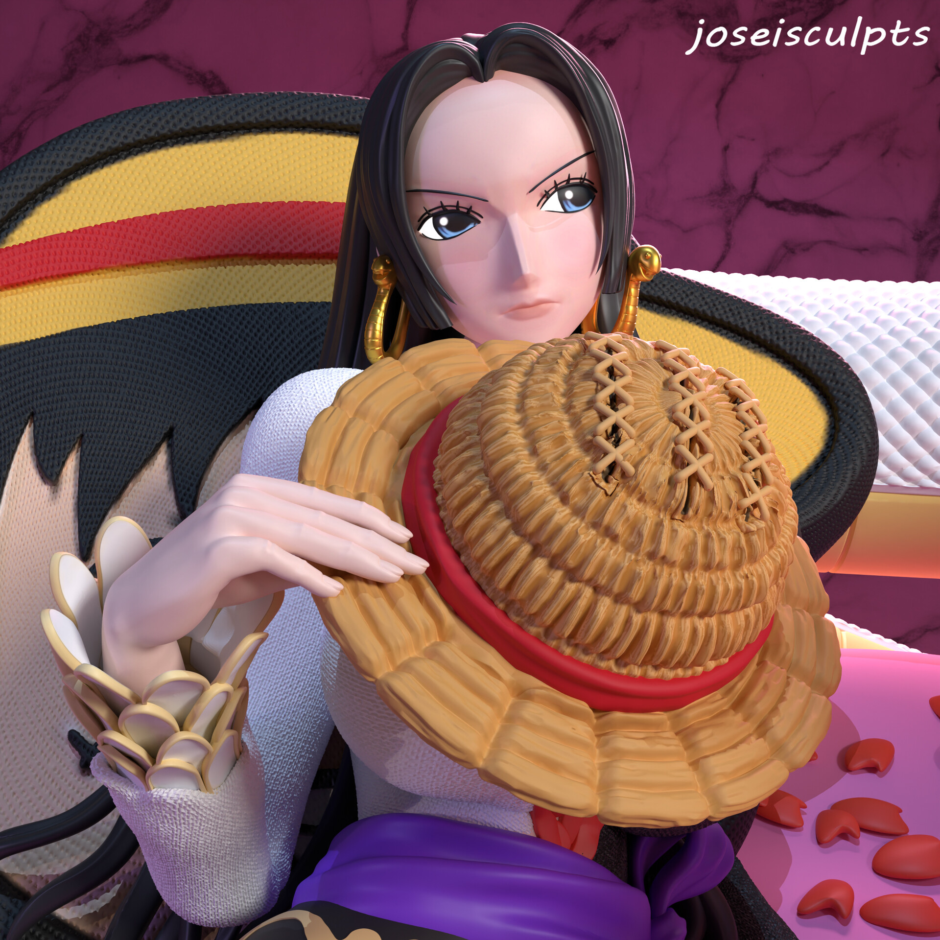 ArtStation - Boa Hancock from one piece