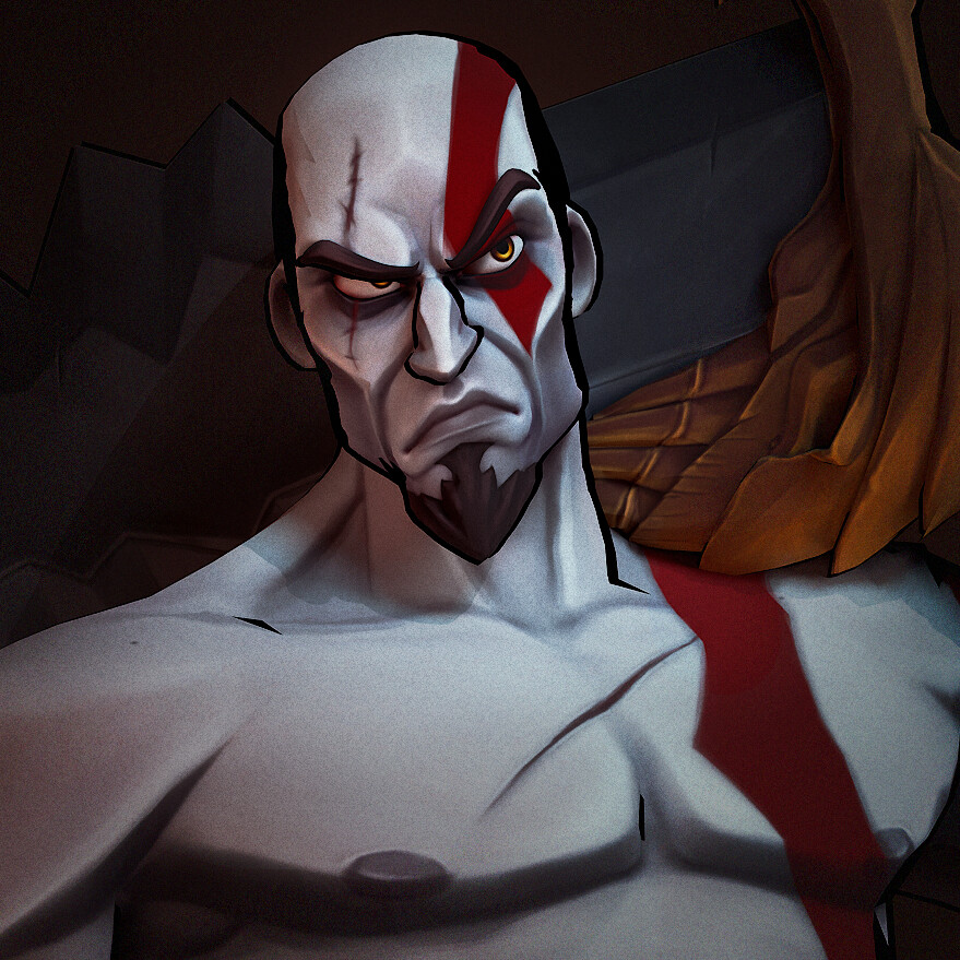 ArtStation - Stylized Kratos (God of War)