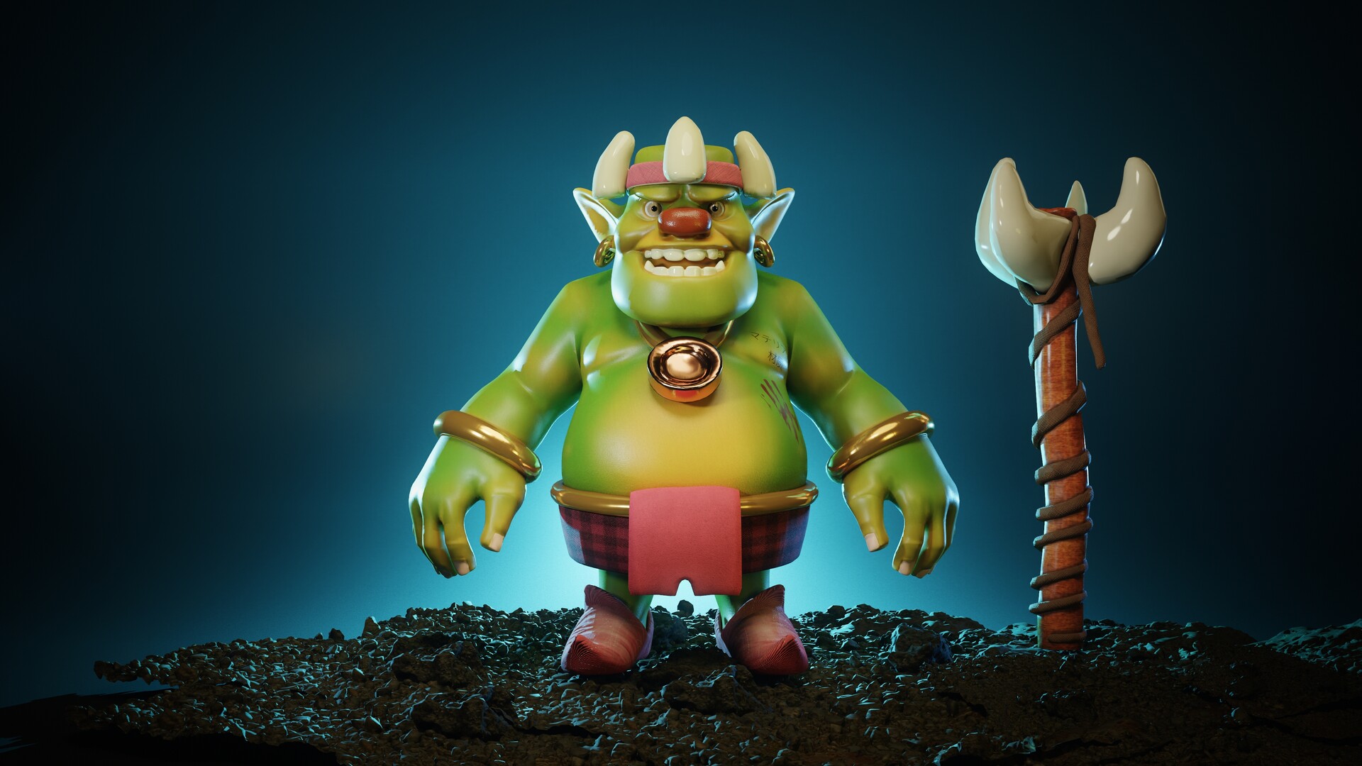 ArtStation - Goblin chief