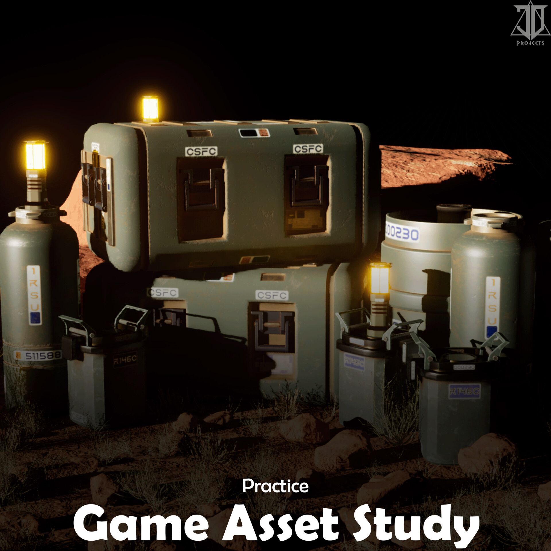 ArtStation - Practise Game Assets