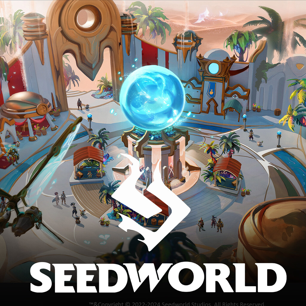ArtStation - Seedworld City - Marketplace and Villas