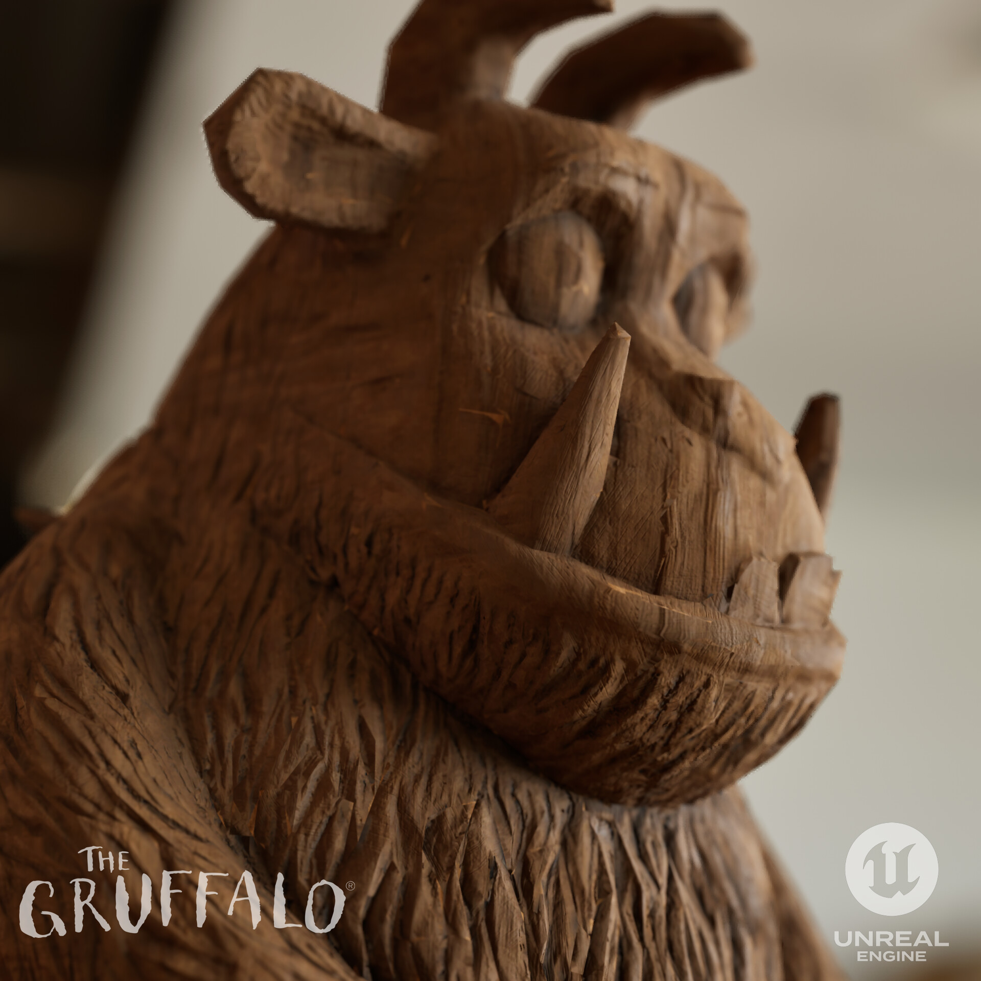 Martin Giles - The Wooden Gruffalo (Photogrammetry)