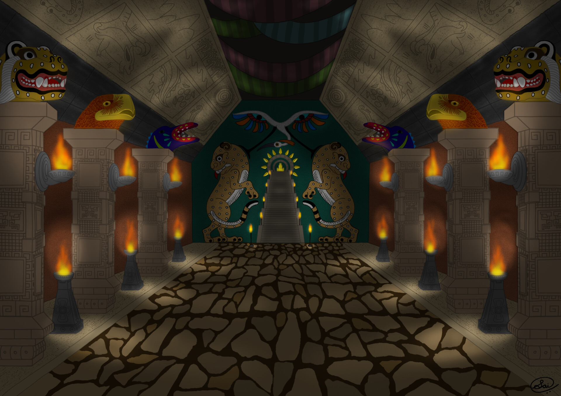 ArtStation - King's Courtroom Design