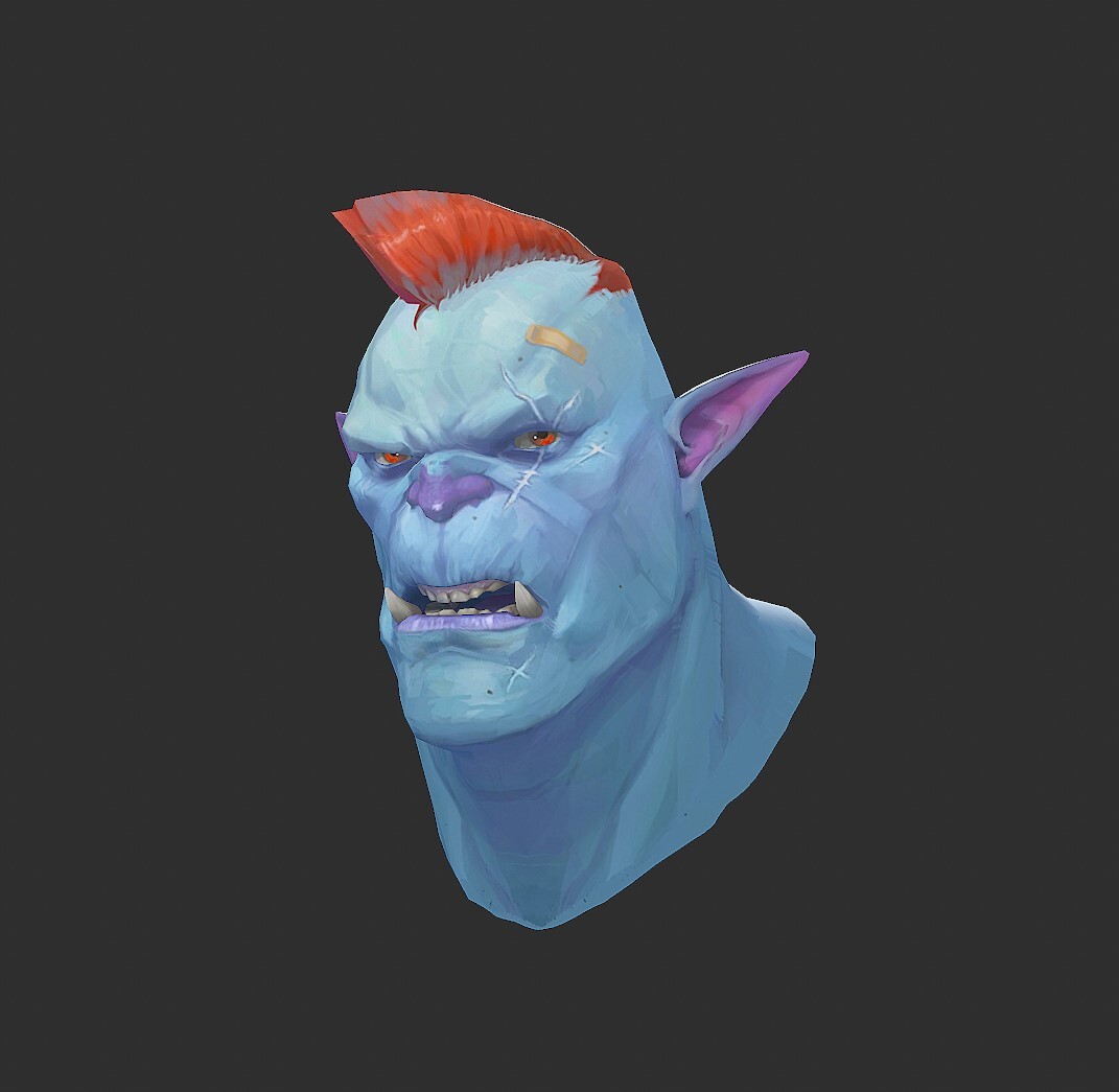 ArtStation - Blue Orc - Face Animation