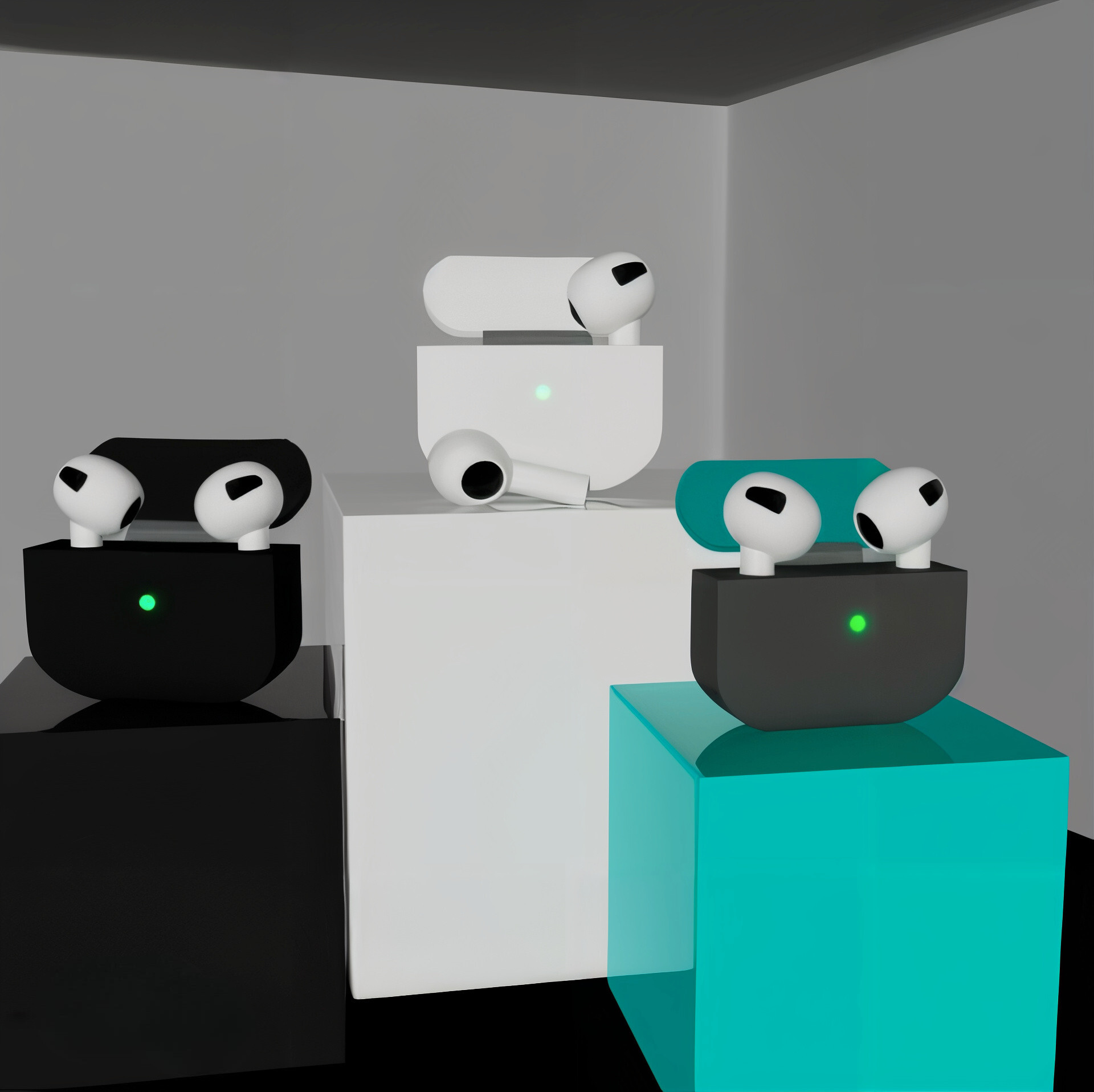 ArtStation - Wireless: 3D Earbud Model 🎧