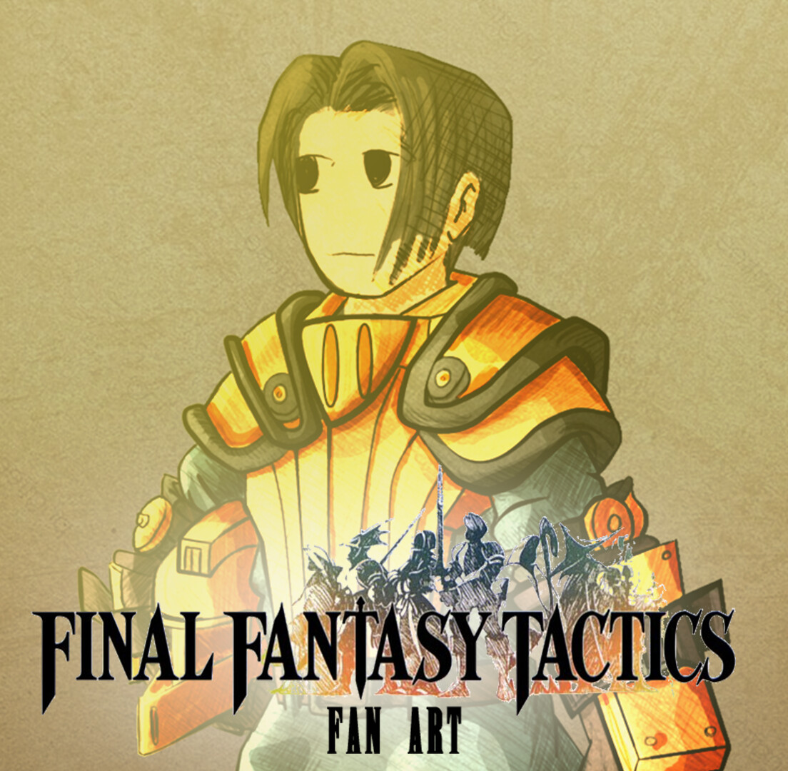 ArtStation - Final Fantasy Tactics Fan Art- Knight Character Design