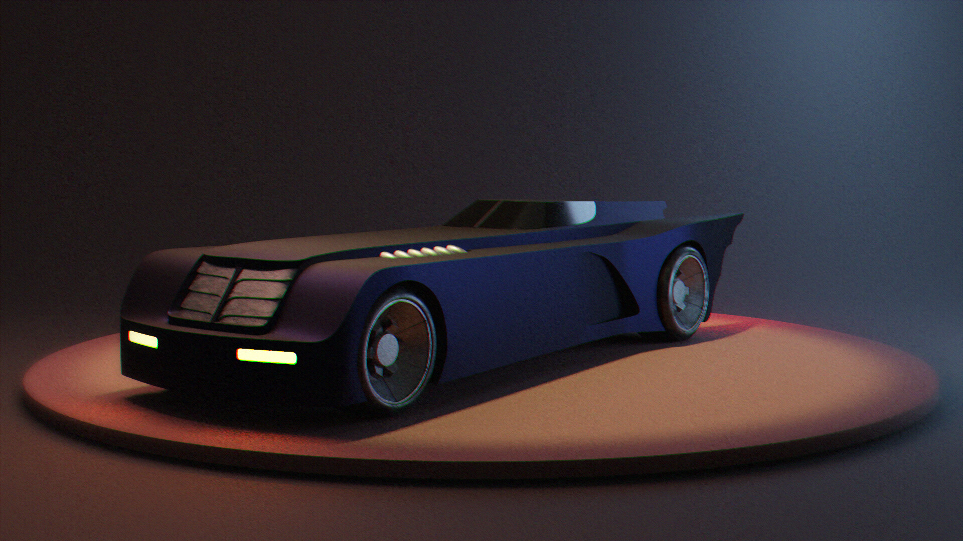 ArtStation - Batman: The Animated Series Batmobile - 3D Model