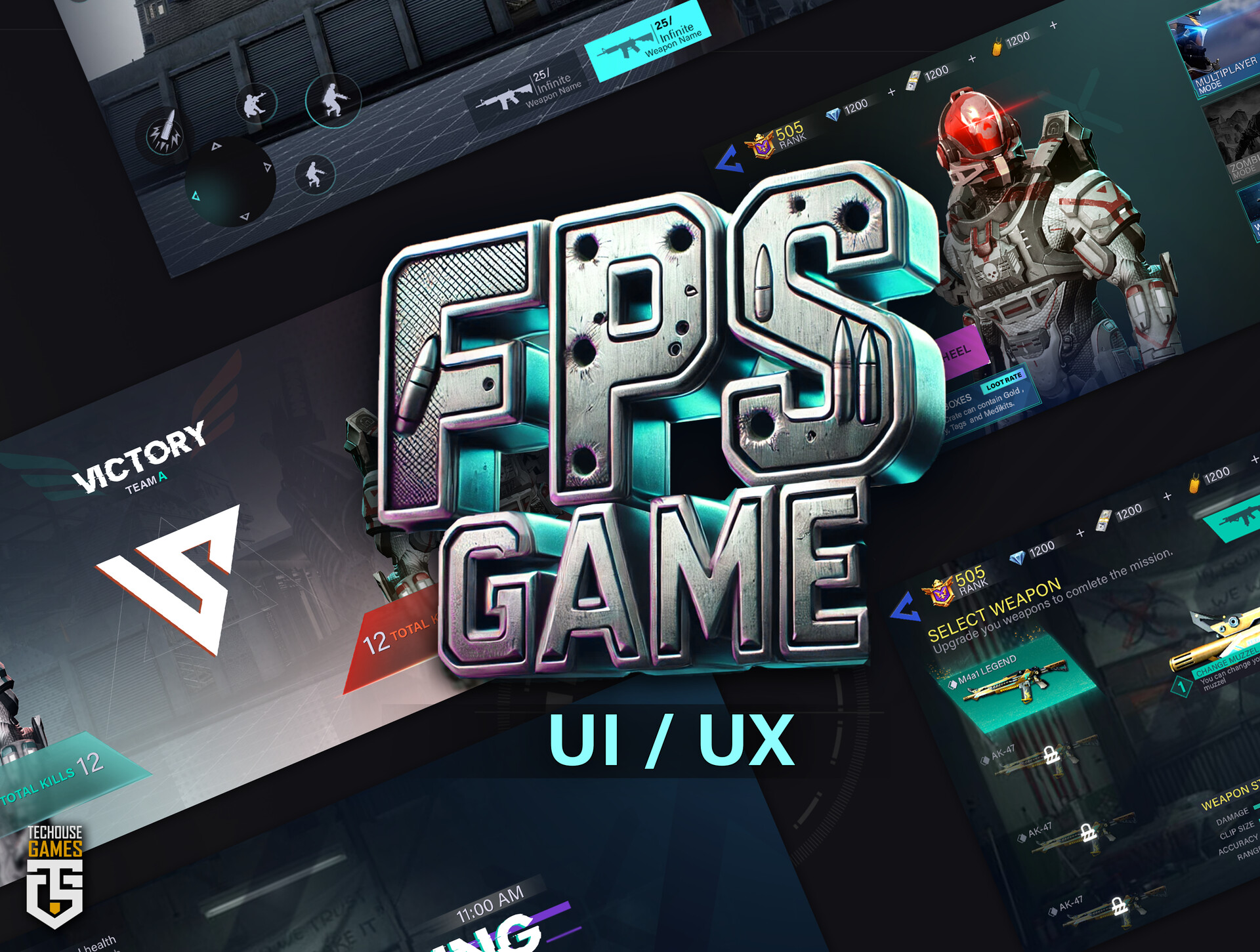 ArtStation - FPS Game : UI/UX
