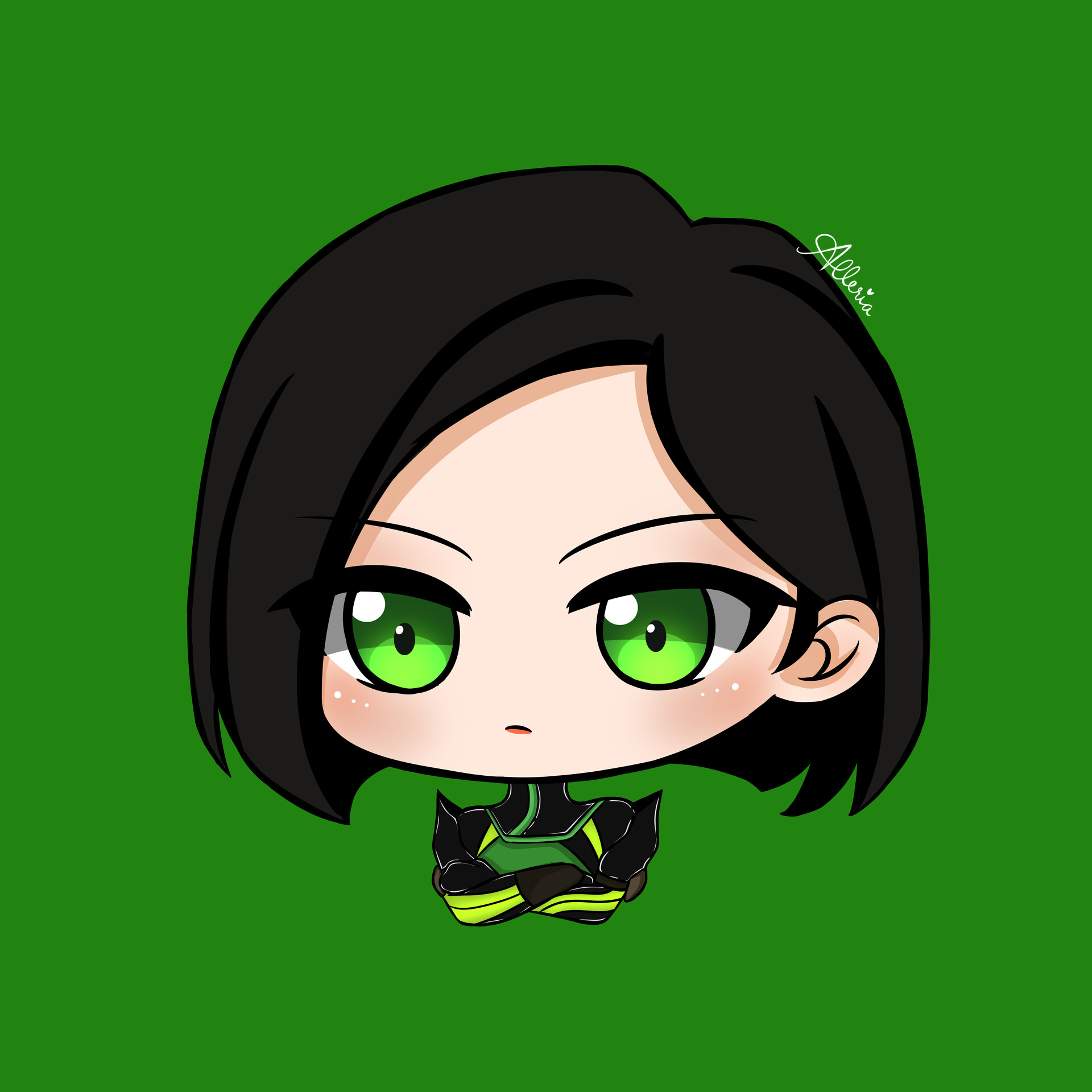 ArtStation - Viper Chibi (Valorant)