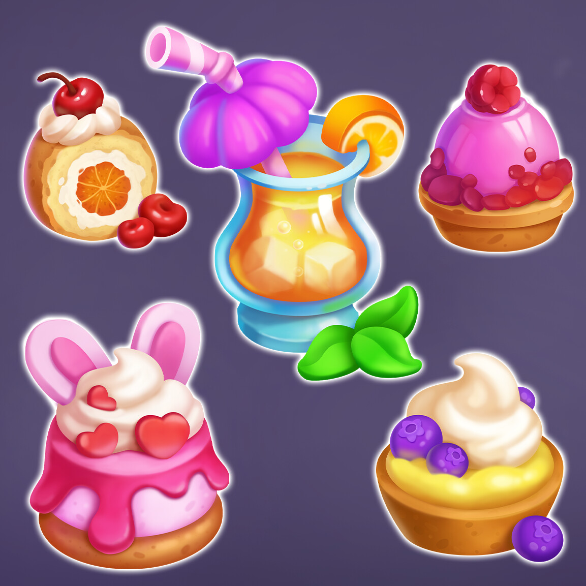ArtStation - Delicious desserts