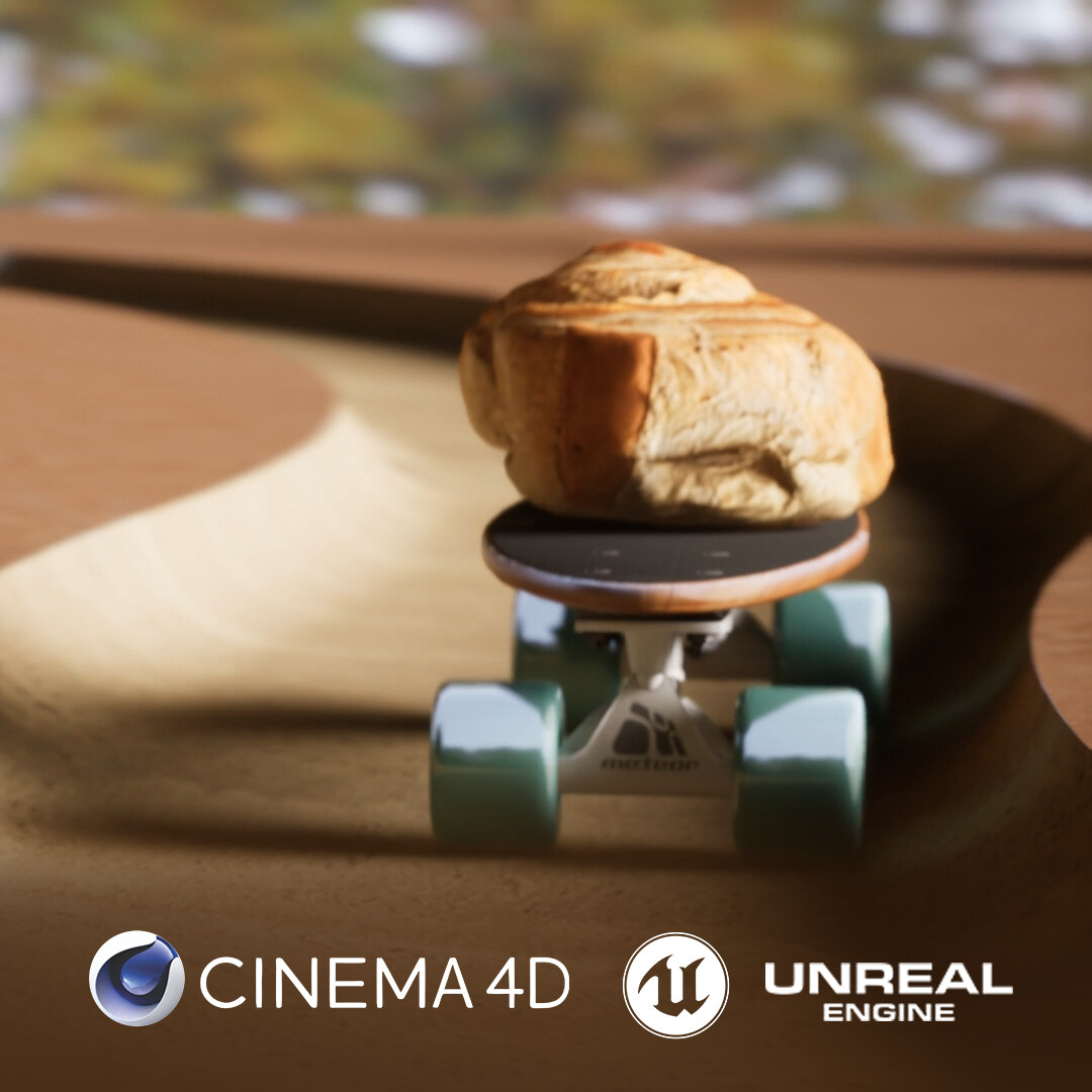 ArtStation - Rolling Skateboard: Realism in Motion