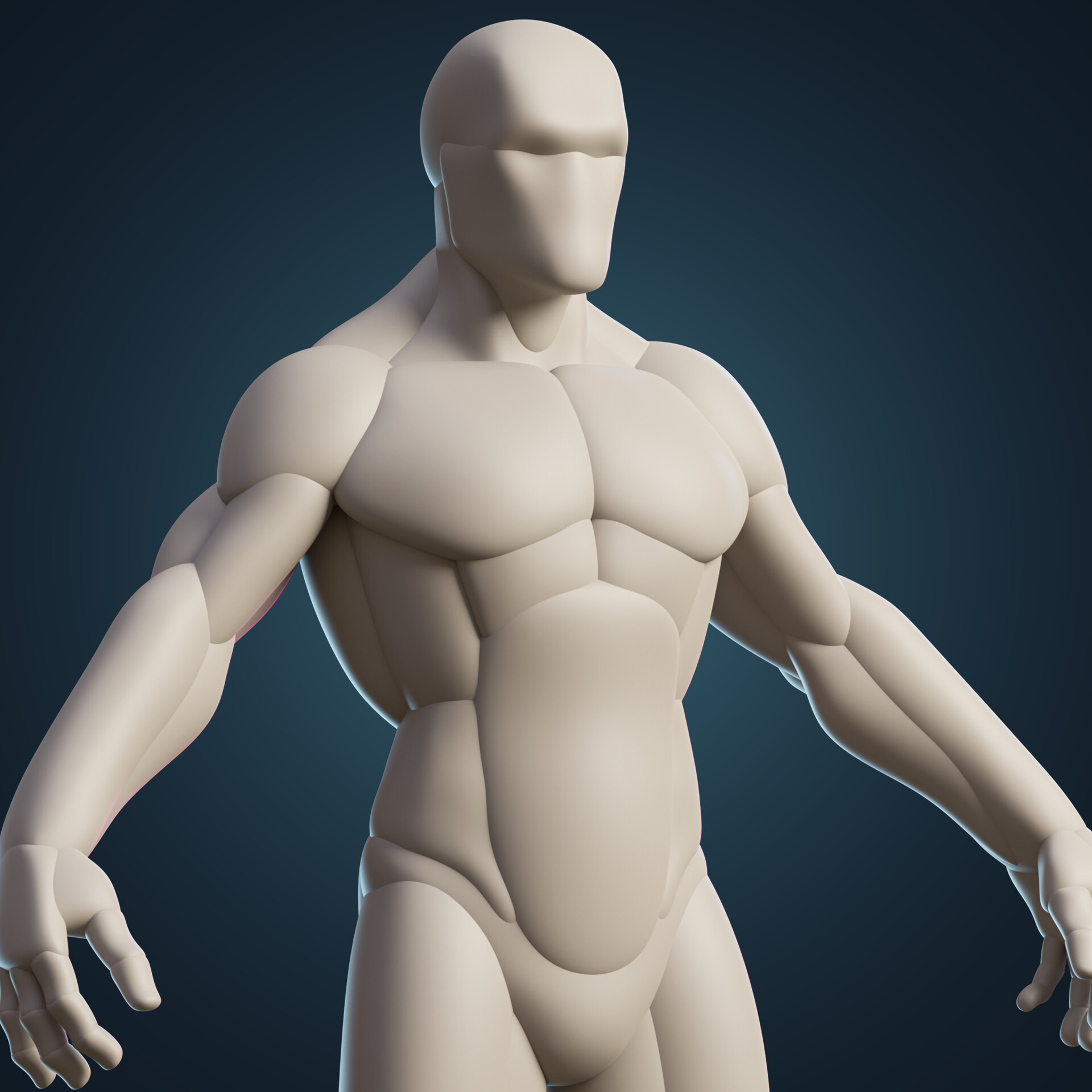 ArtStation - Stylized Character Blockout - Practice #4