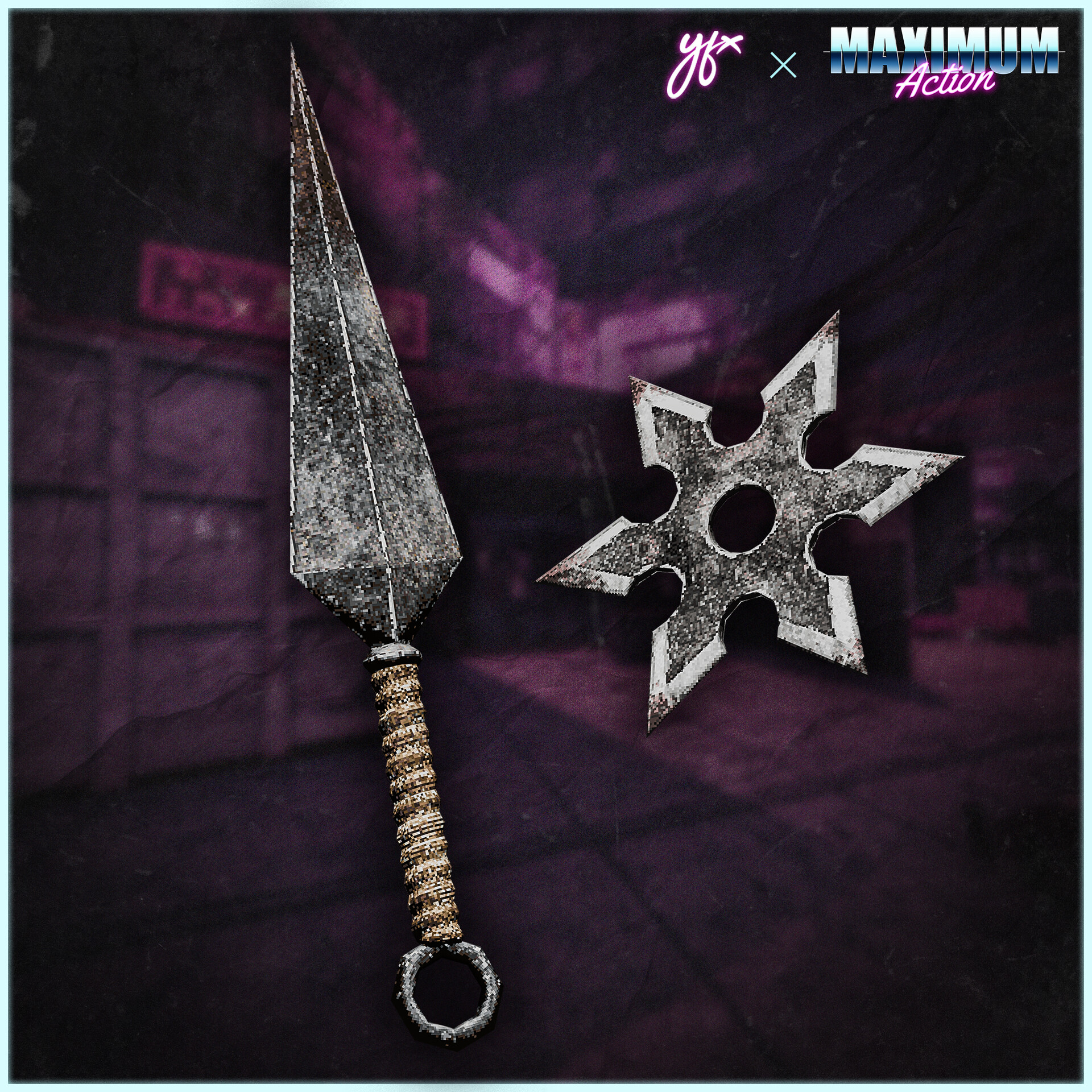 ArtStation - Maximum Action | Kunai & Shuriken