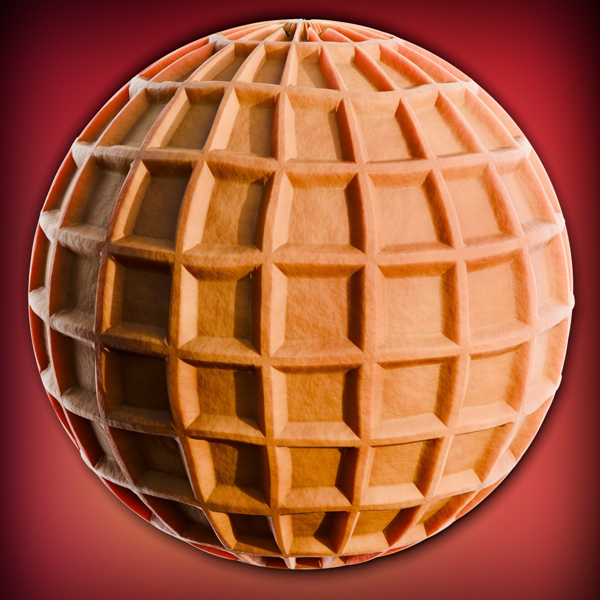 Ryan King - Procedural Waffle Material 🧇 (Blender Tutorial)