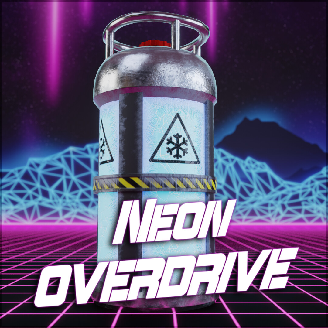 ArtStation - Neon Overdrive - Cryo Canister
