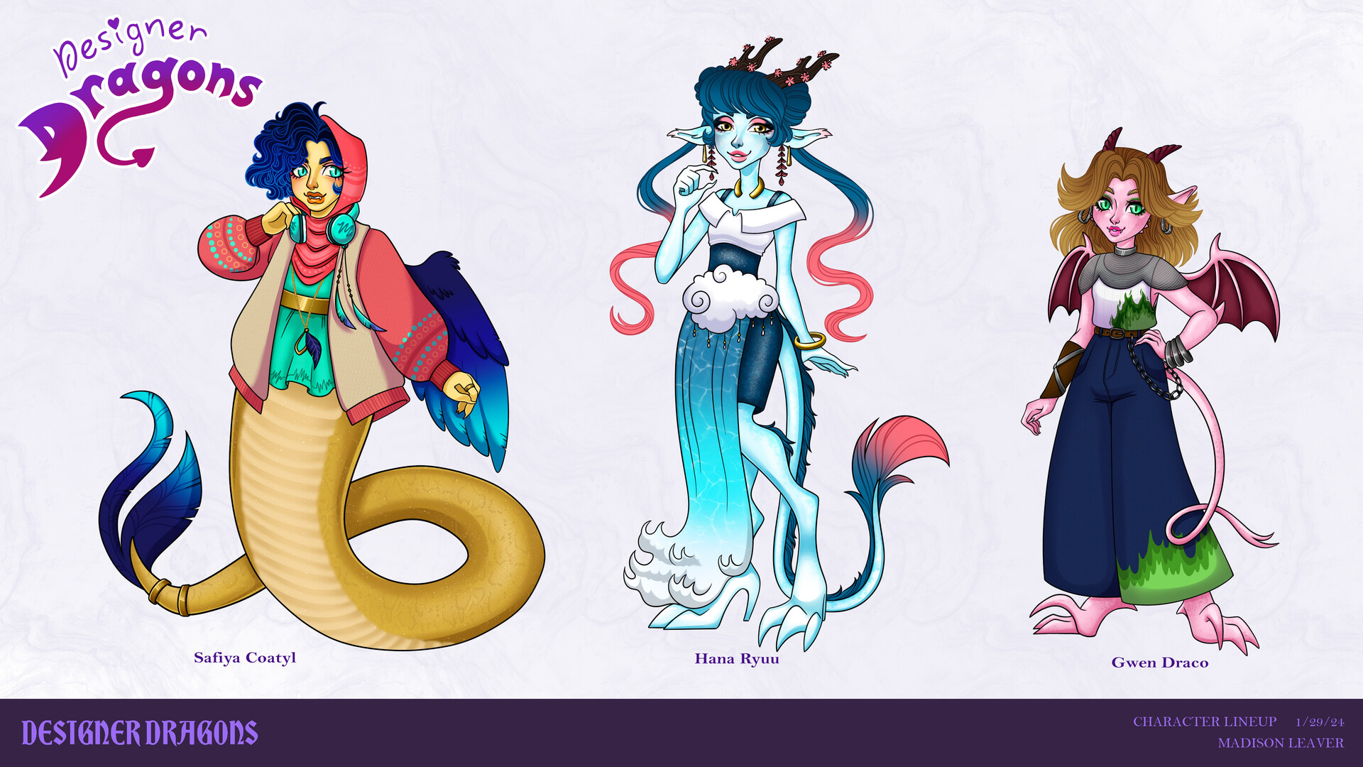 ArtStation - Designer Dragons Characters and Box Concepts