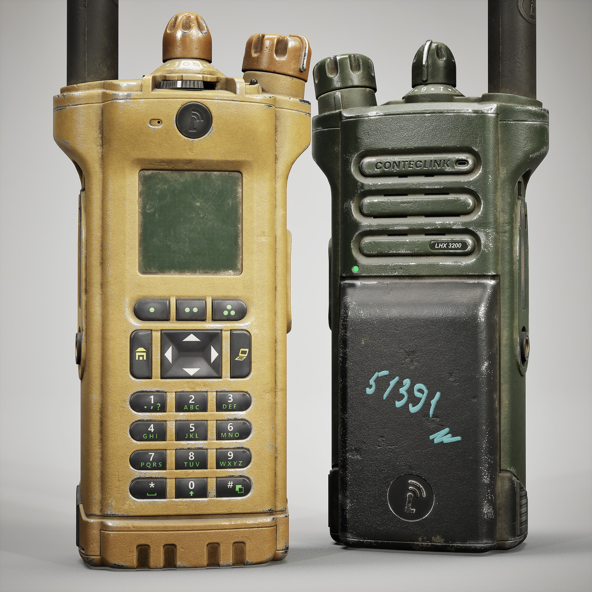 ArtStation - Combat Radio (Motorola SRX 2200) Game Model