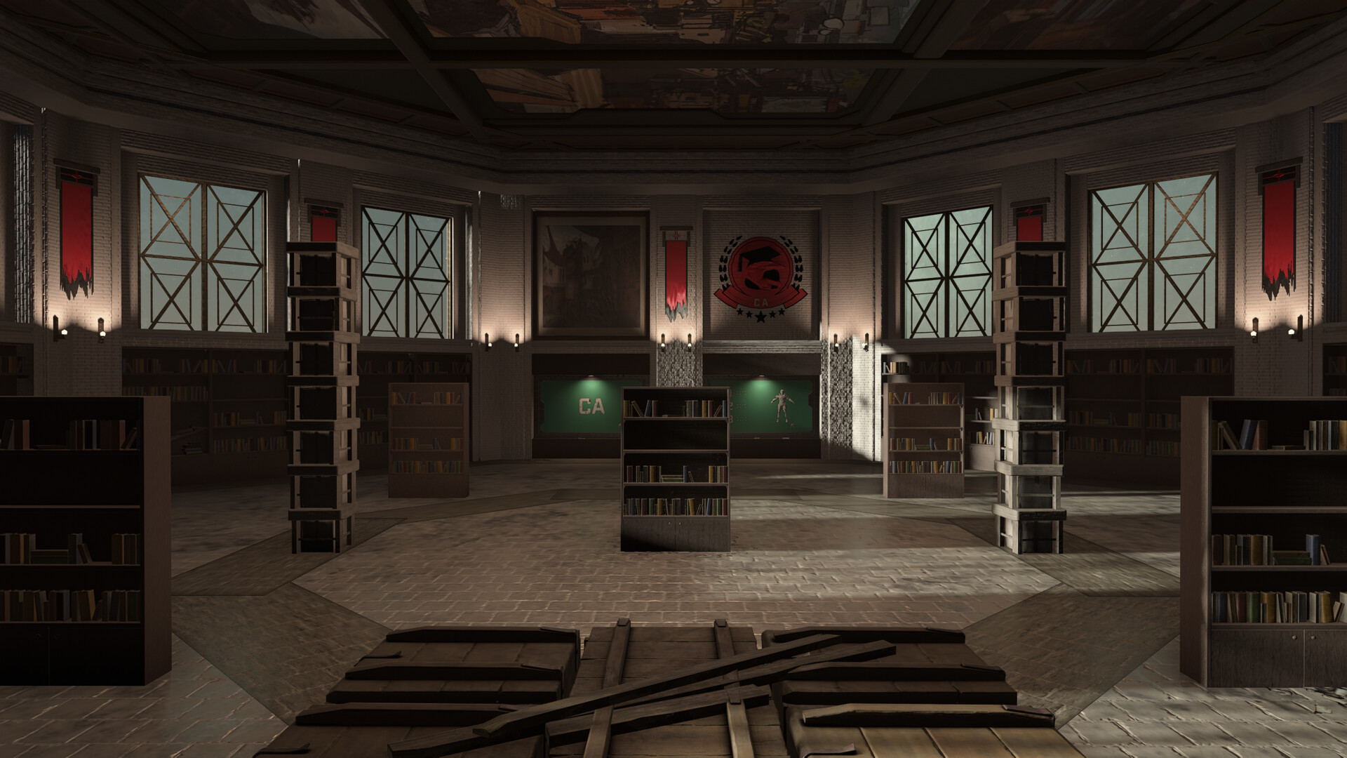 ArtStation - CLUTCH ACADEMY OCTAGON & FLAG WARMUP MAP (CLUTCH ACADEMY ...