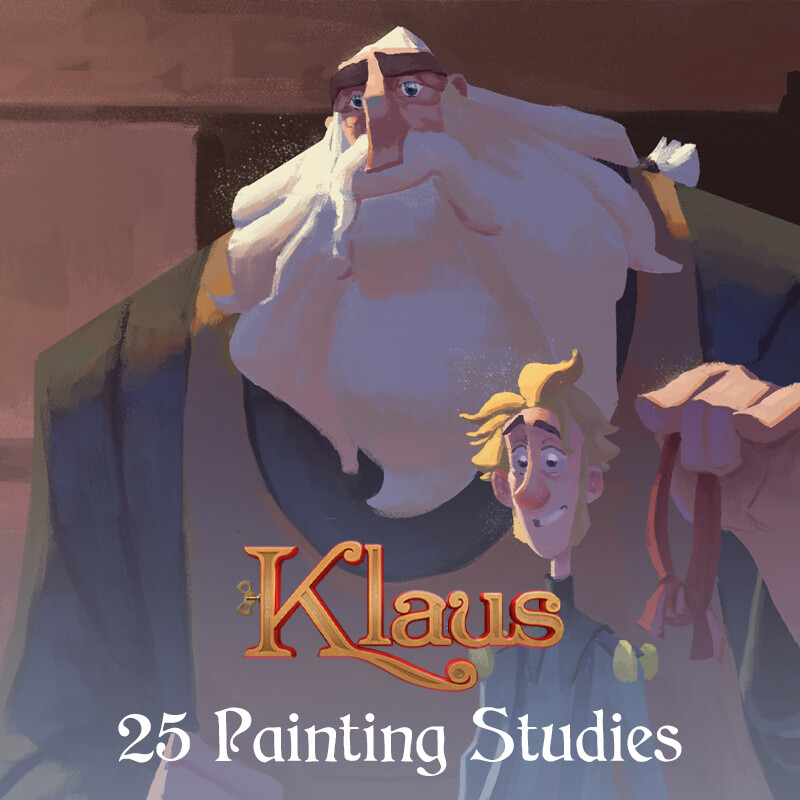 ArtStation - 25 Painting studies of the scenes from Klaus!