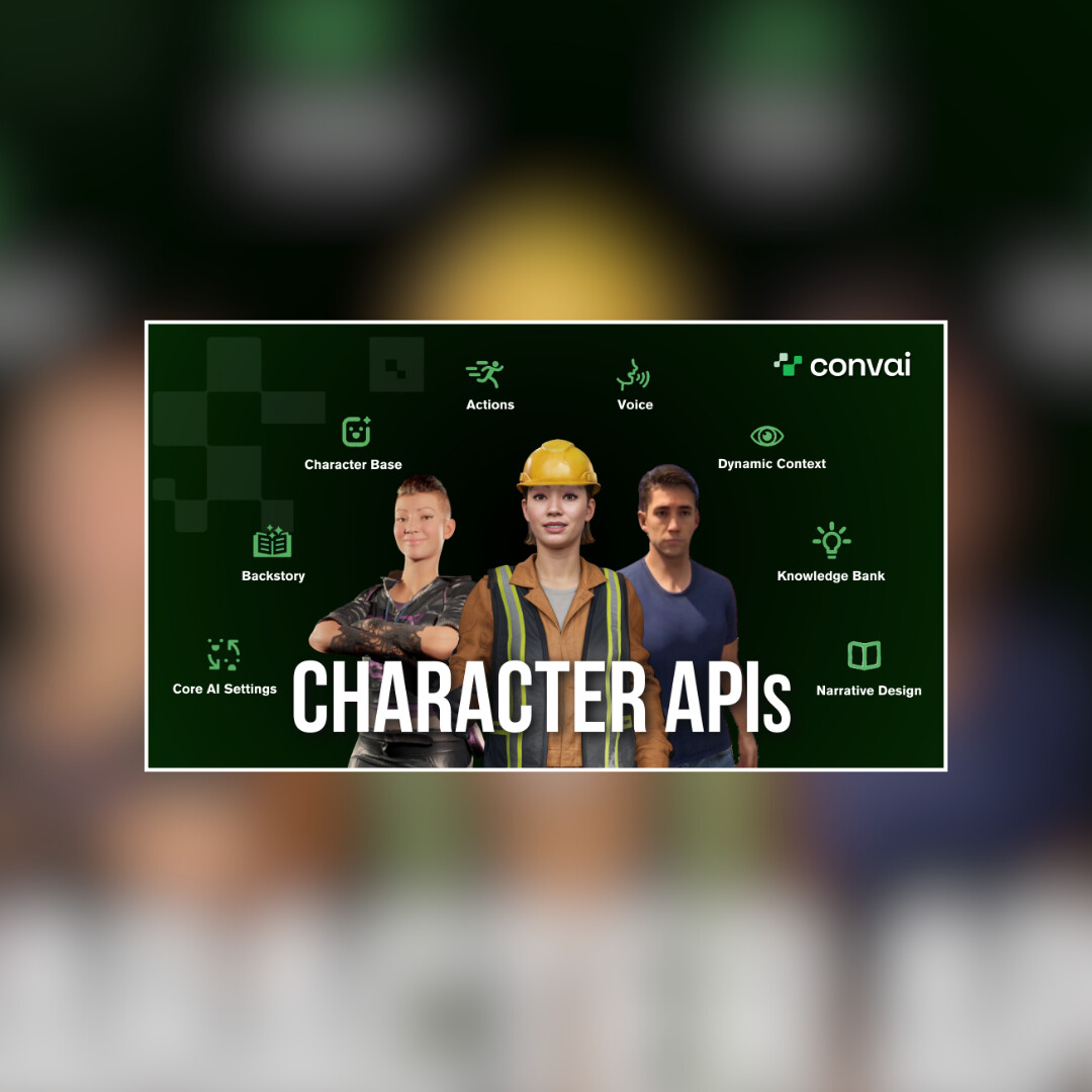 Convai - Craft AI Characters using REST APIs | Add Knowledge, Narrative, Action, Backstory ...