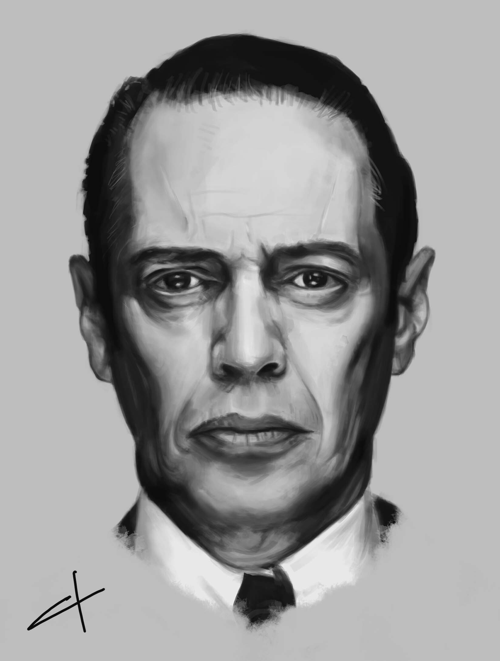 ArtStation - Steve Buscemi - Digital Portrait