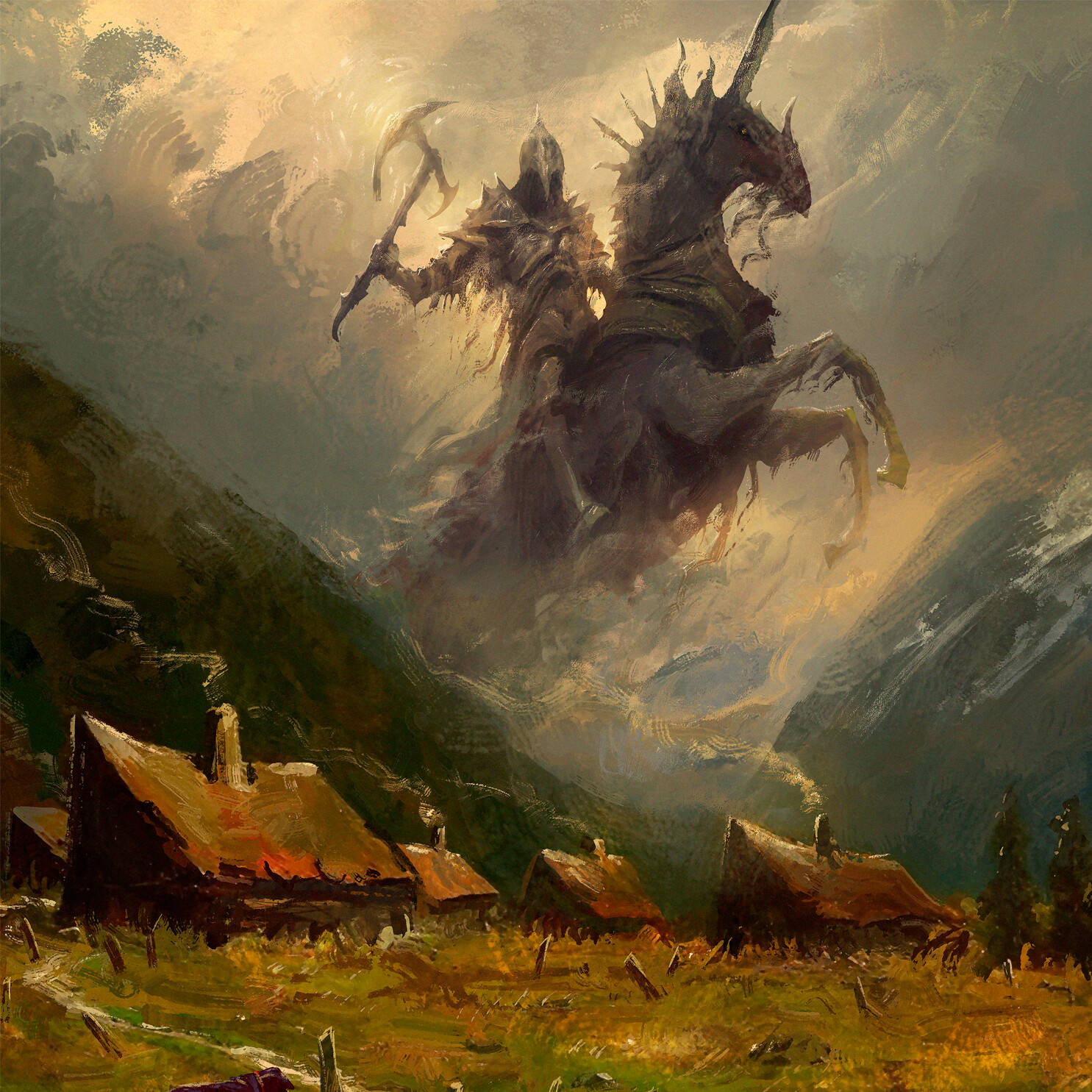 ArtStation - No Hounds Dare To Howl