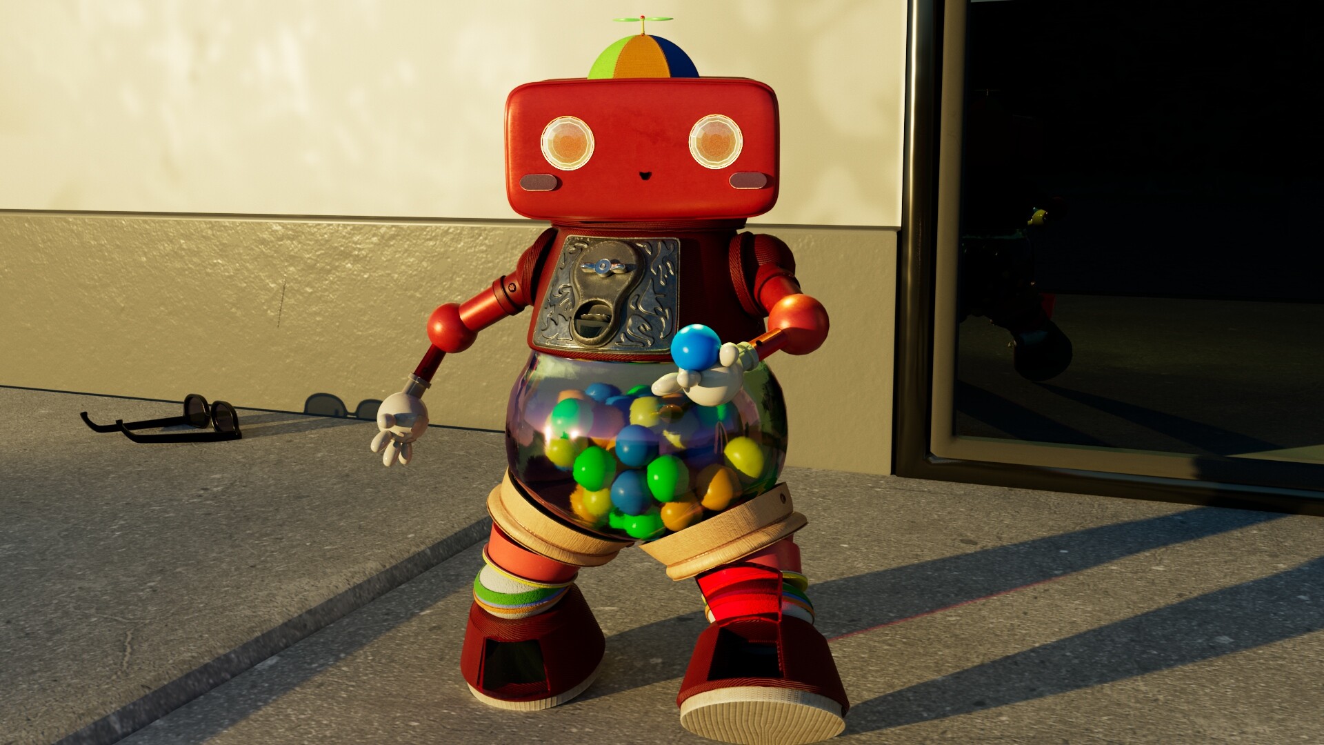 ArtStation - Gumball Machine Character Model