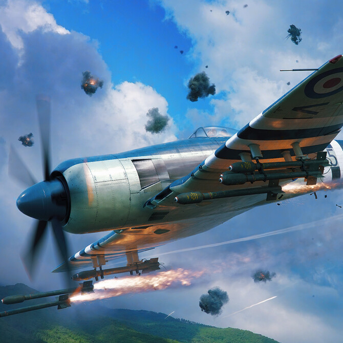 ArtStation - Sea Fury - DBMK Models boxart