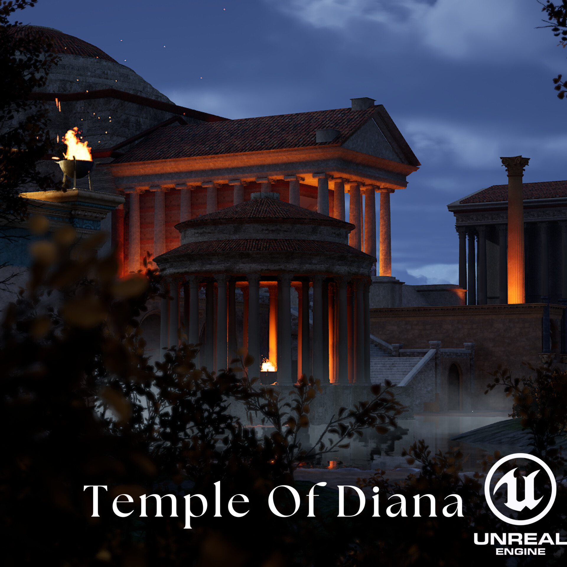 ArtStation - Temple Of Diana