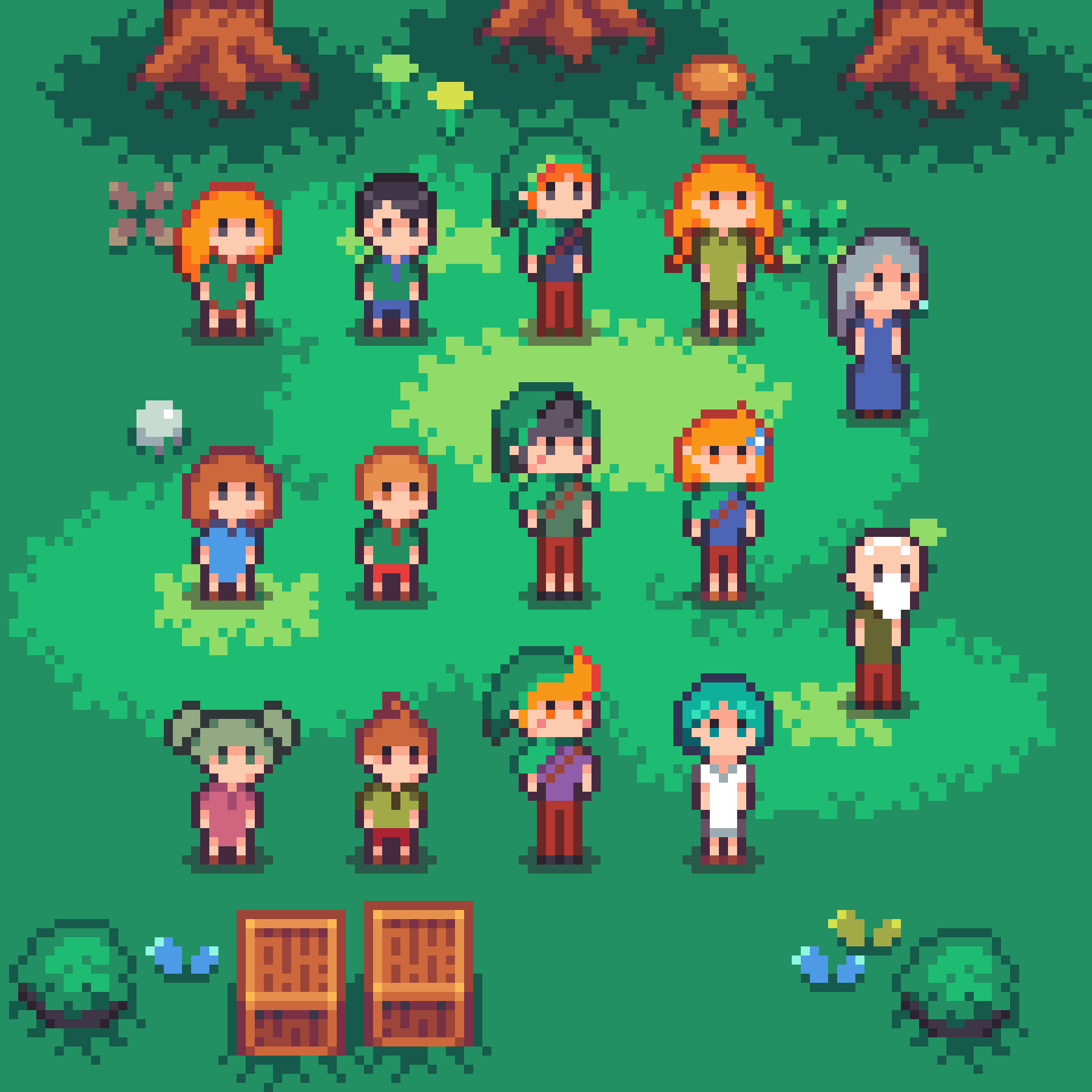 ArtStation - Animated pixel art NPCs