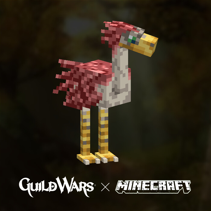 ArtStation - Minecraft-Style Moa Bird