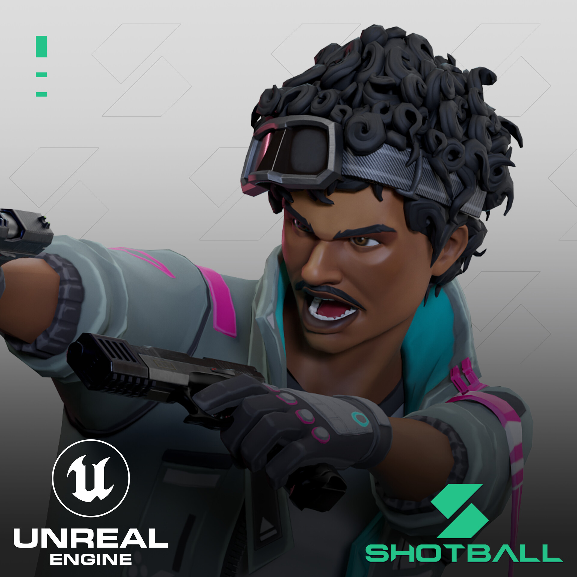 ArtStation - Shotball Game - Captain Mag