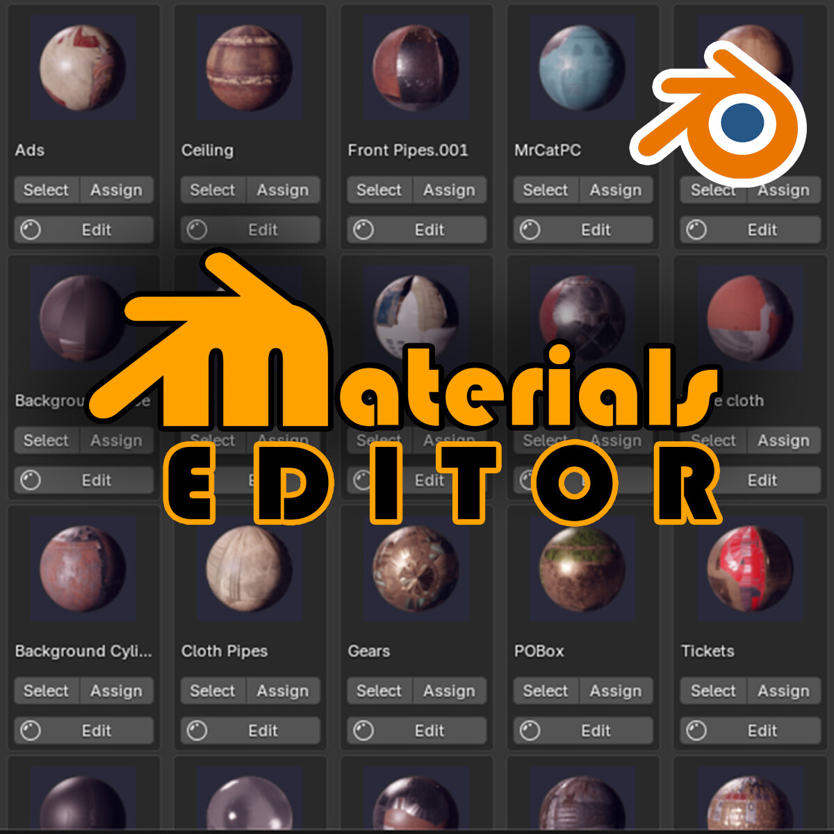 ArtStation - Materials Editor for Blender