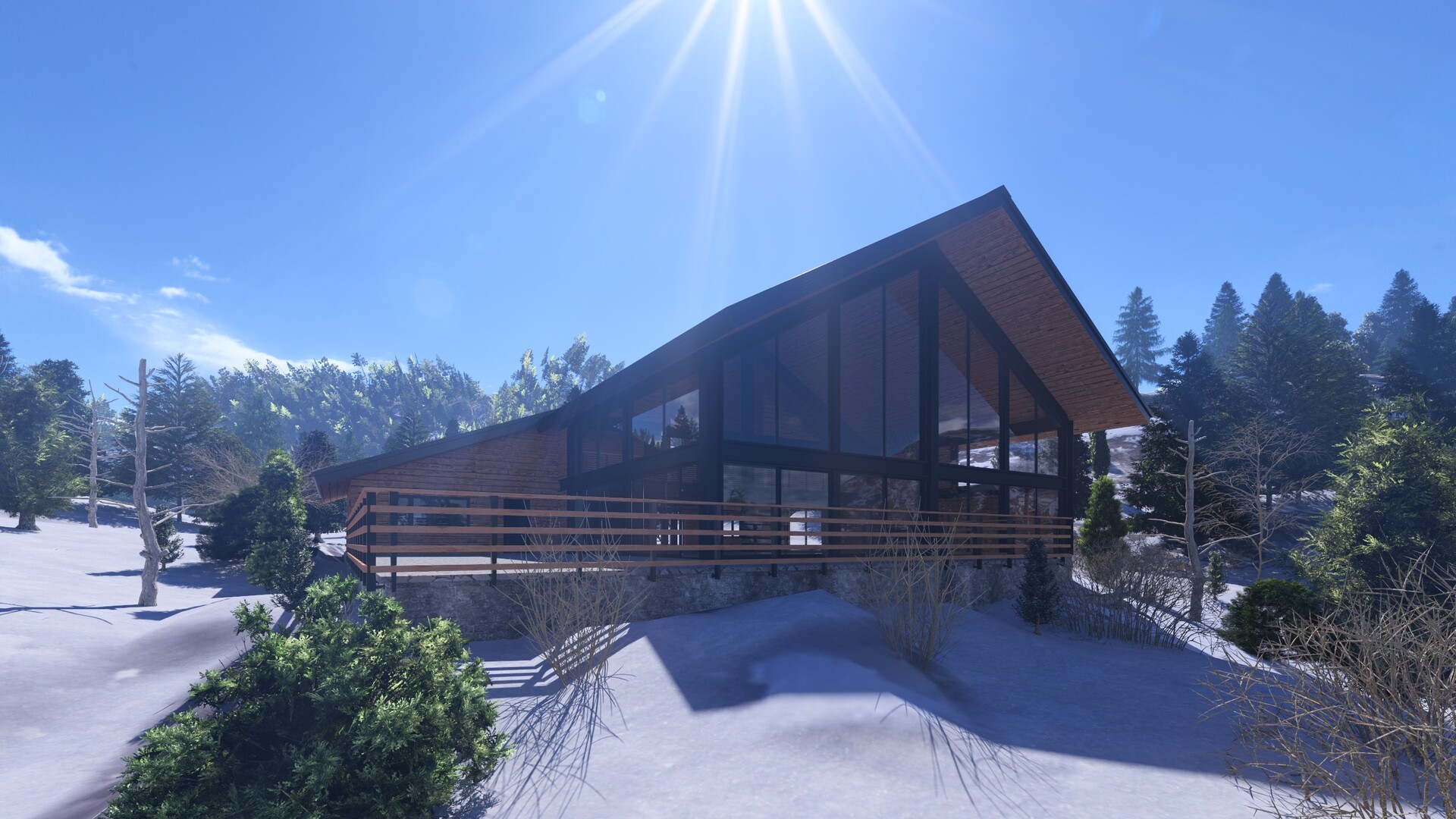 ArtStation - Modern Chalet