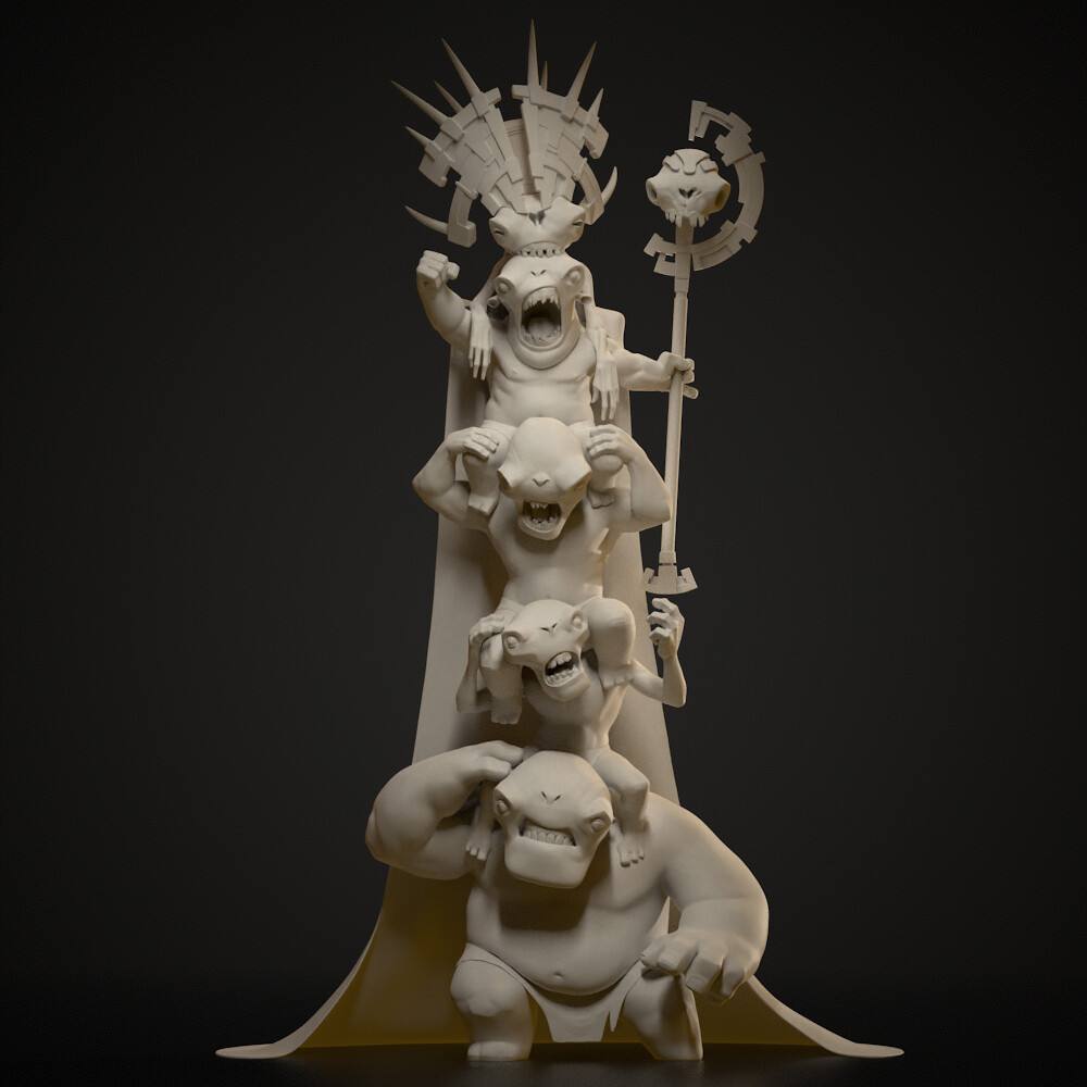 ArtStation - Chief Nu'kuku Sculpt