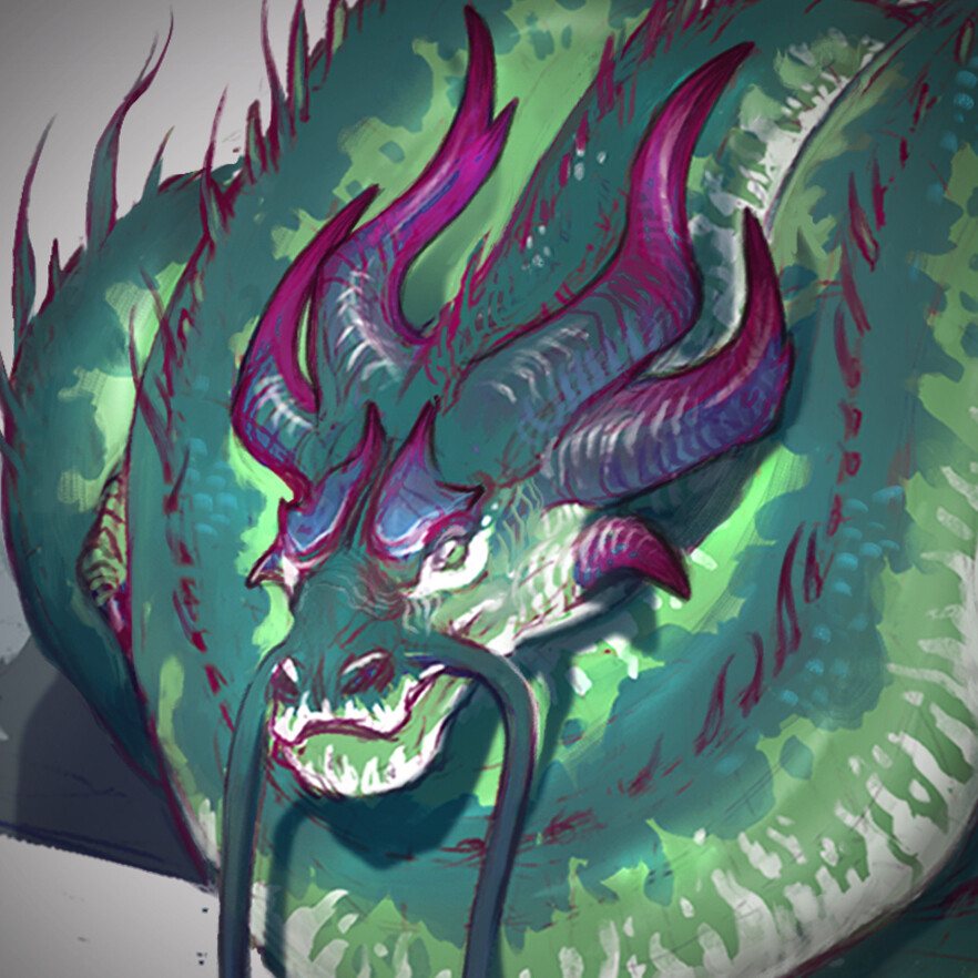 ArtStation - Some dragon explorations done in spare time.