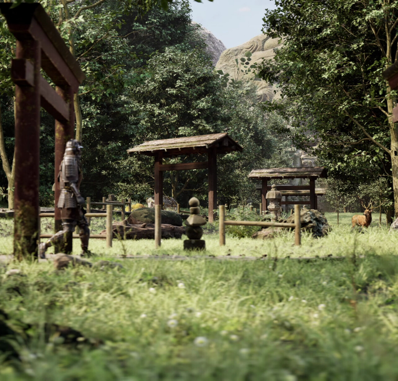 ArtStation - Japanese samurai walk